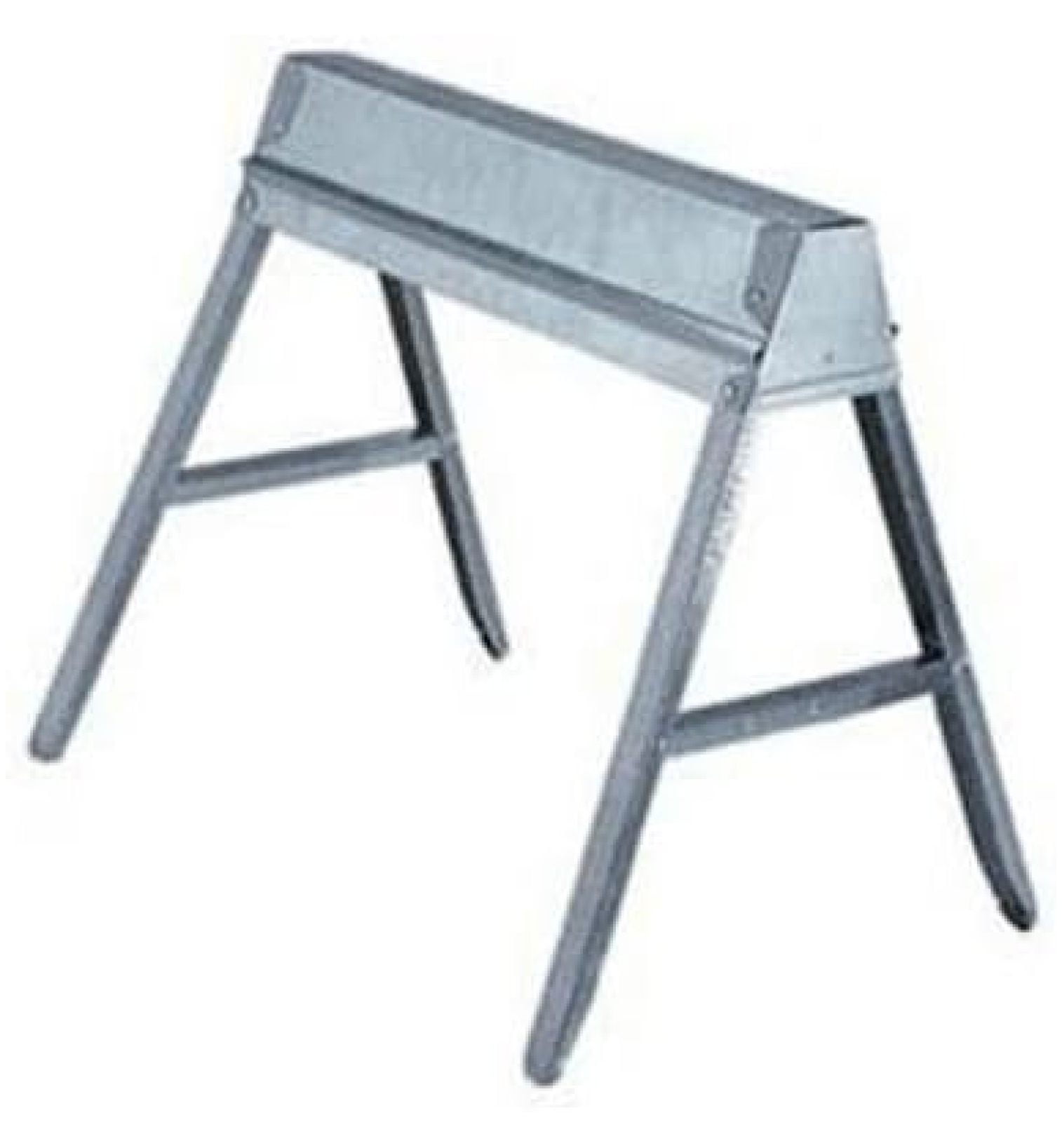 Ebco Silver Folding Sawhorse (SS29), 29" x 23.75" x 23.75", 4" Blade ...