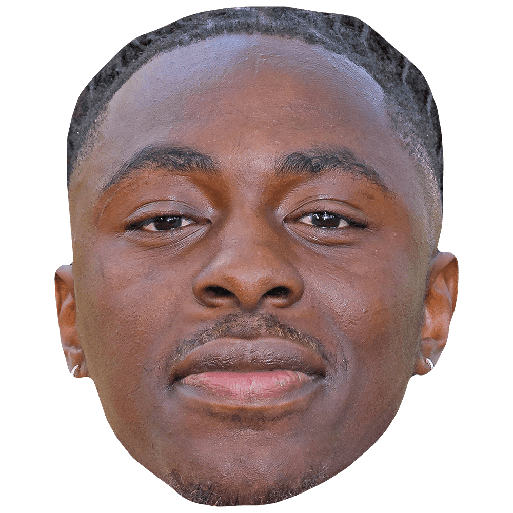 Eberechi Eze (Stubble) Big Head. Larger than life mask. - Walmart.com