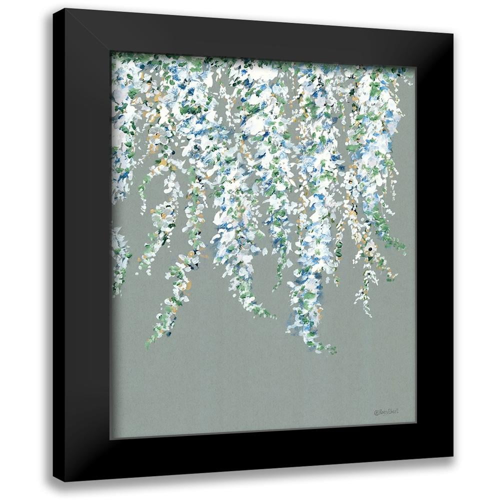 Ebert, Roey 12x14 Black Modern Framed Museum Art Print Titled - Wisteria in Bloom - Walmart.com