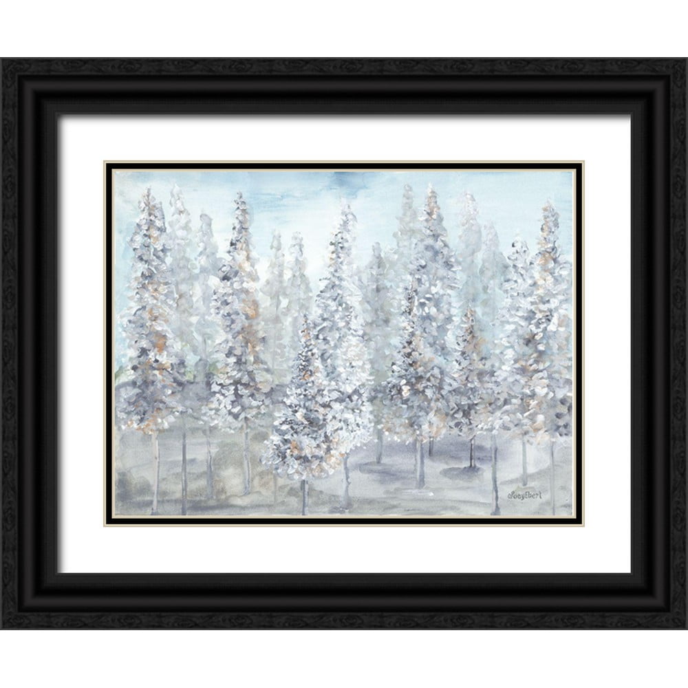 Ebert, Roey 14x12 Black Ornate Wood Framed with Double Matting Museum ...