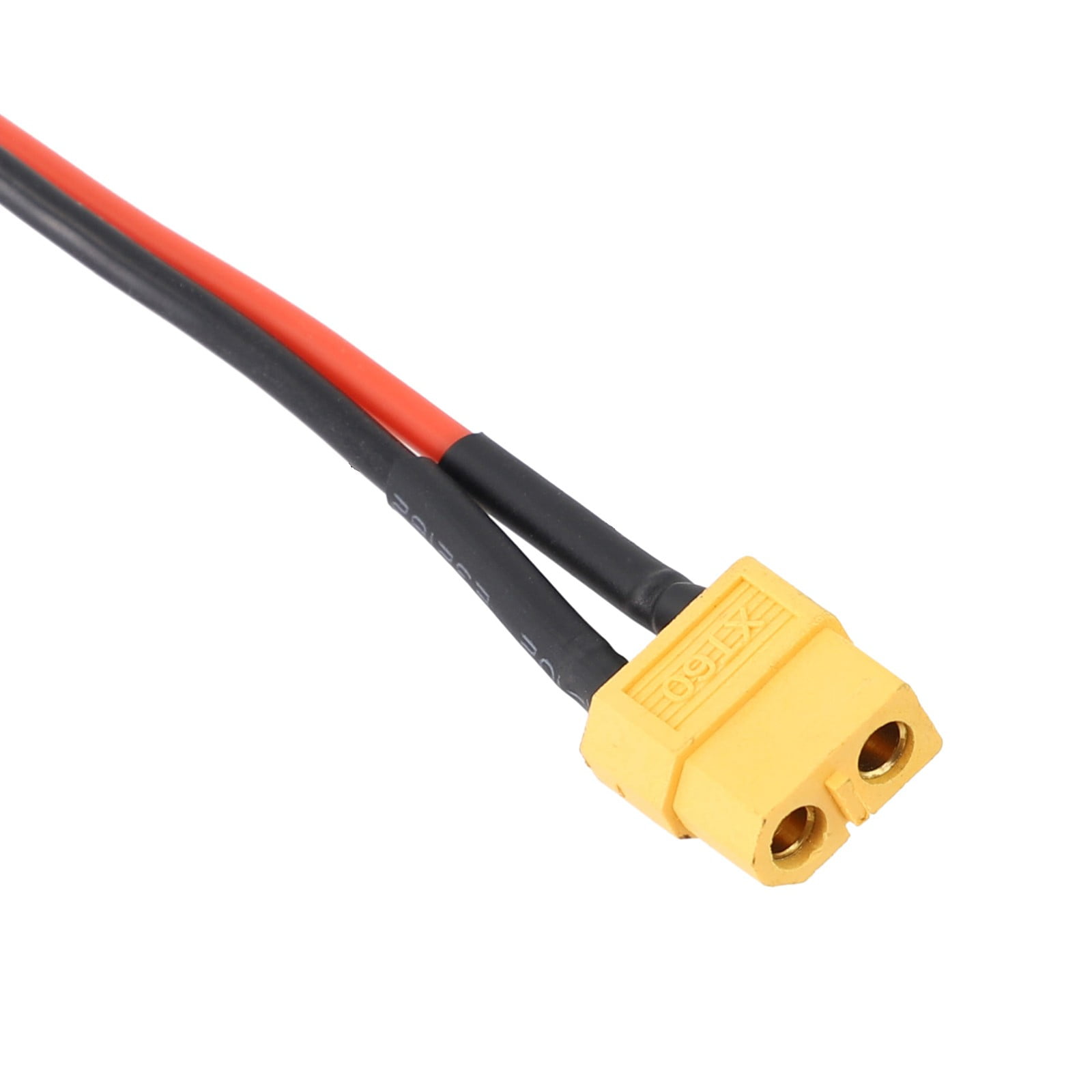 Ebike Battery Cable Black+Yellow+Red Connecting Line Rubber+Metal Male ...