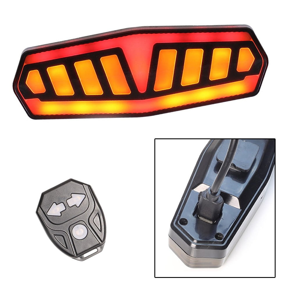 Ebike Brake Sensor Light Bicycle Waterproof Remote Control Charging ...