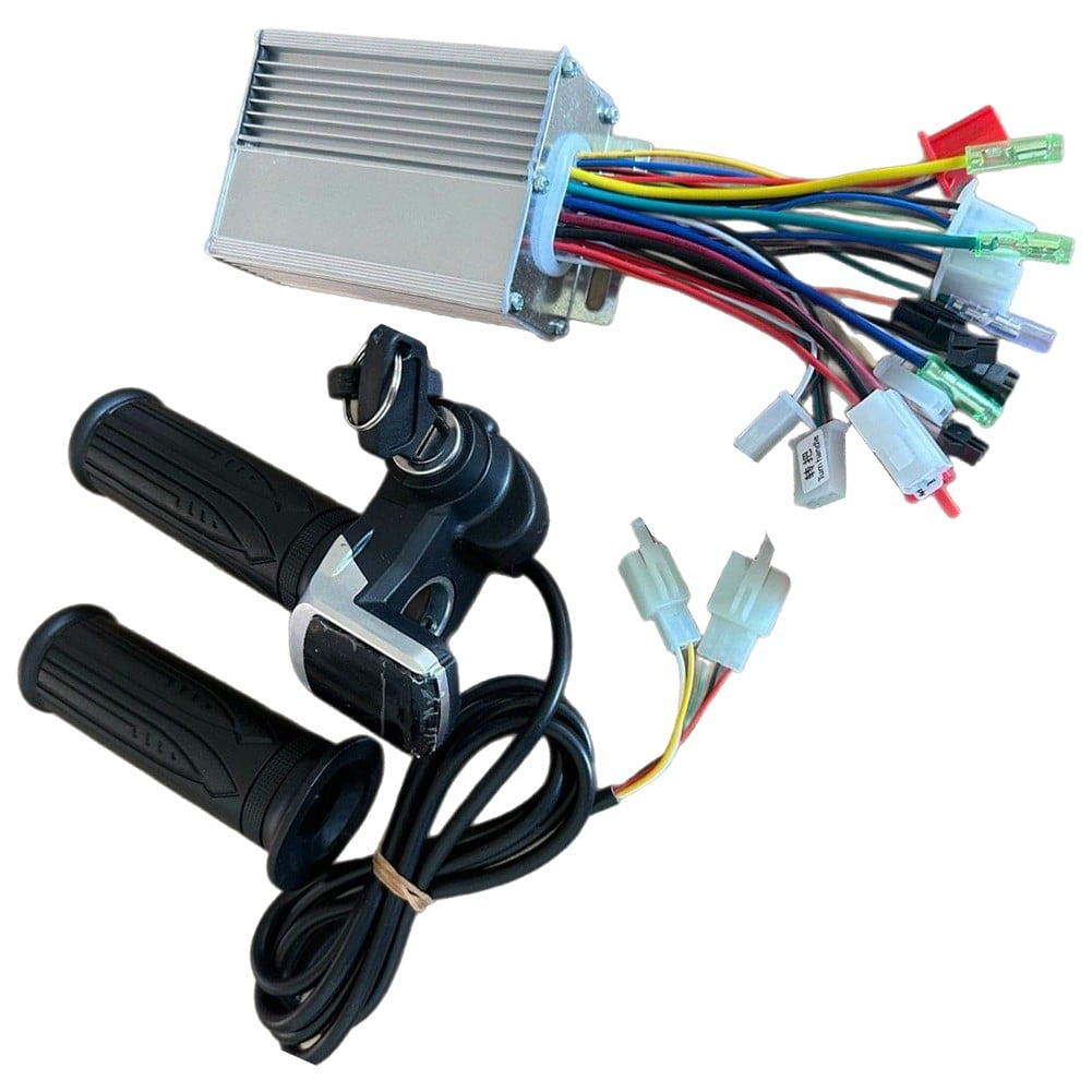 Ebike Brushless Motor Controller LCD Display Throttle Handlebar 36V/48V ...
