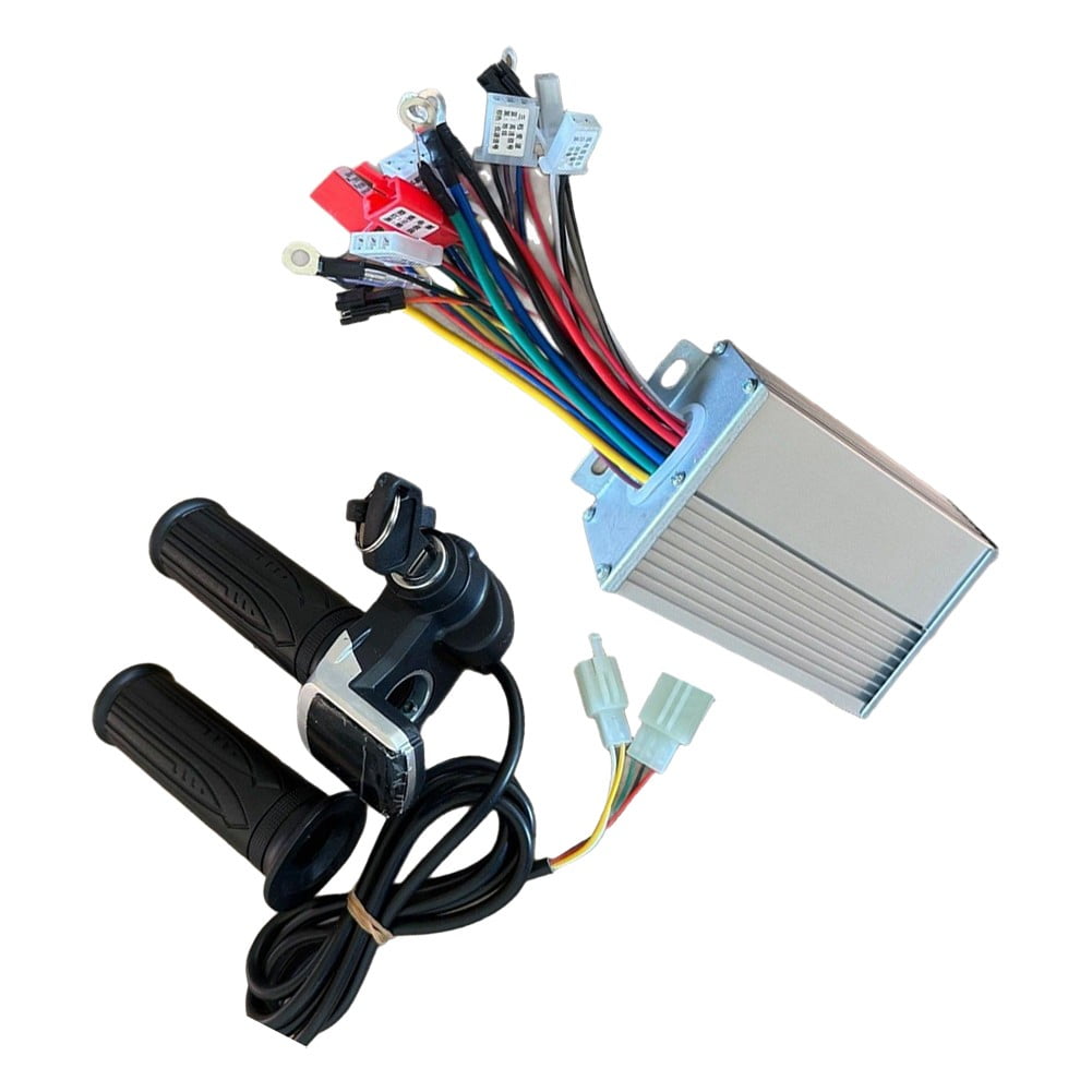 Ebike Brushless Motor Controller LCD Display Throttle Handlebar 36V/48V ...