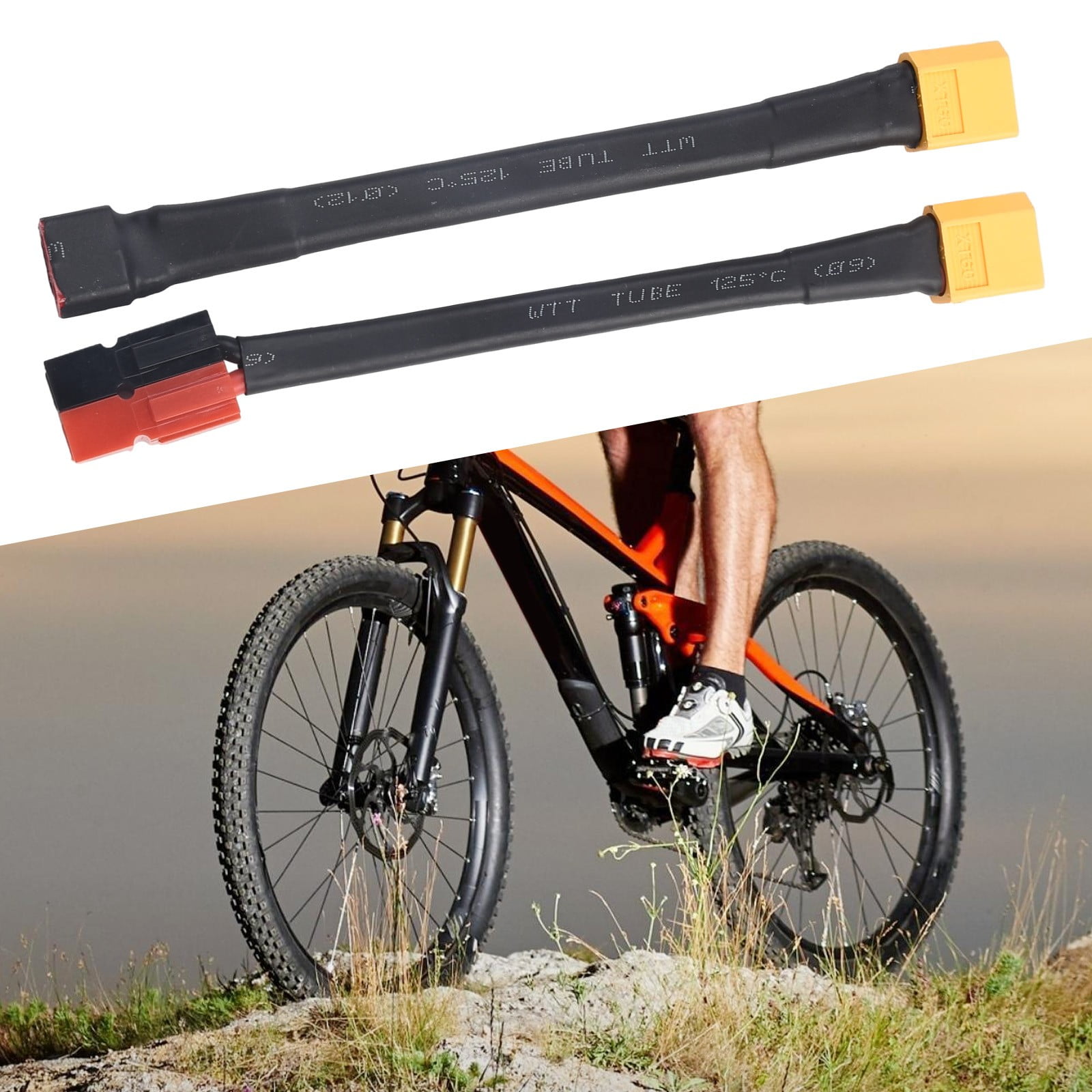 Ebike Connector Battery Adaptor Male Female Battery Cable Electric Bike Scooters Ads 1 Mingyiq ...