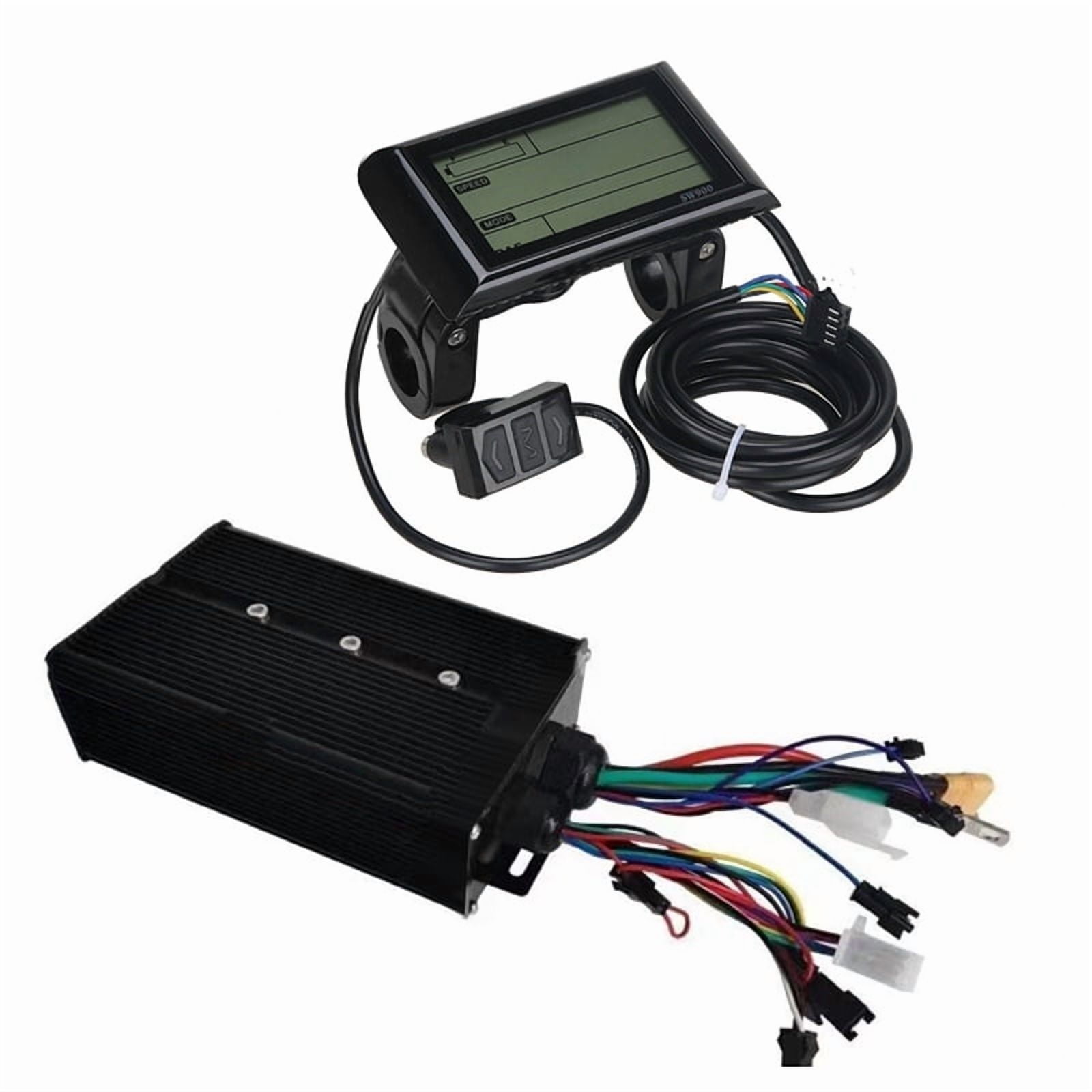 Ebike Controller 48V-72V 60A 3000W+SW900 Display Sine Wave Dual Mode 18 ...