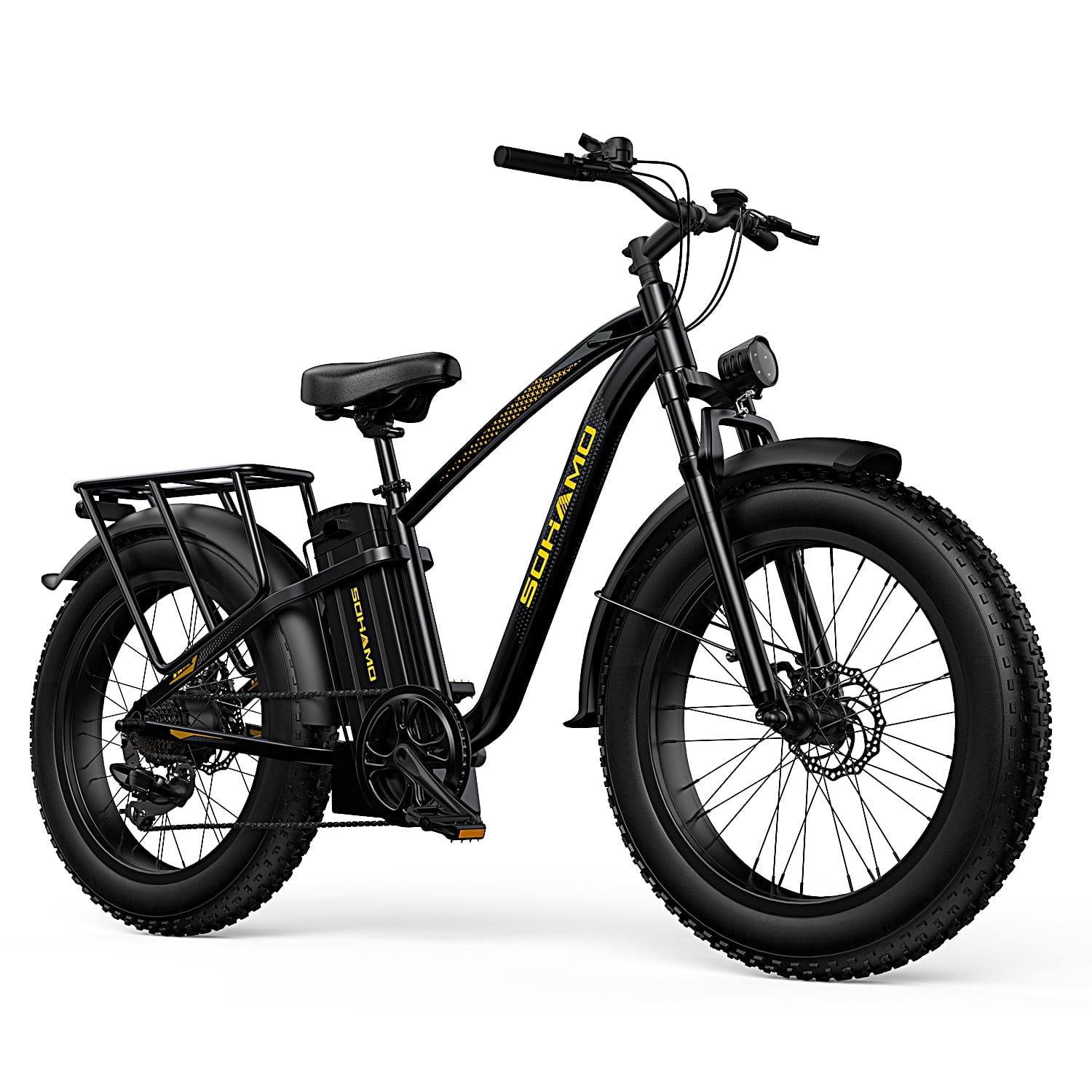 Ebike Electric Bike for Adults 26"×4.0" Fat Tire Ebike, 750W Motor 48V ...