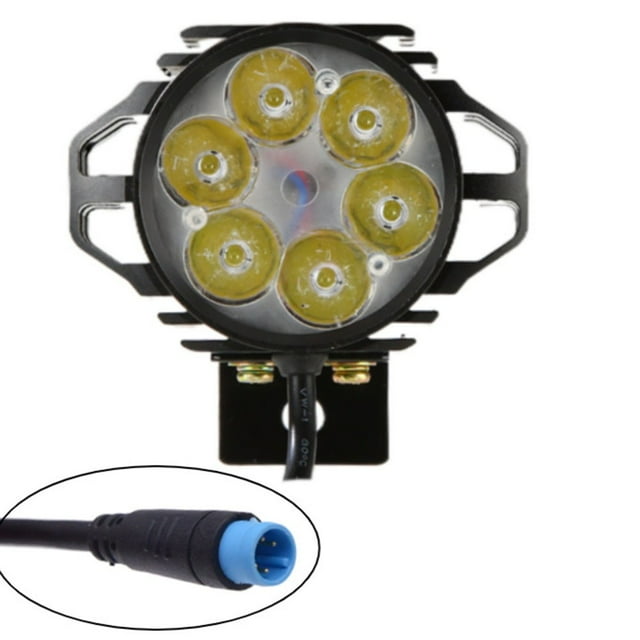 Ebike Front Light for 36V 48V Battery Horn Headlight Functional front ...