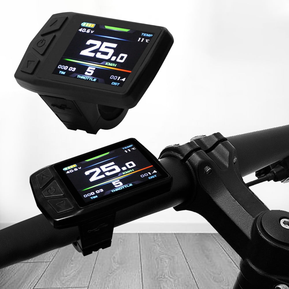 Ebike LCD Display Meter Electric Bike Conversion Kit Display Speed ...