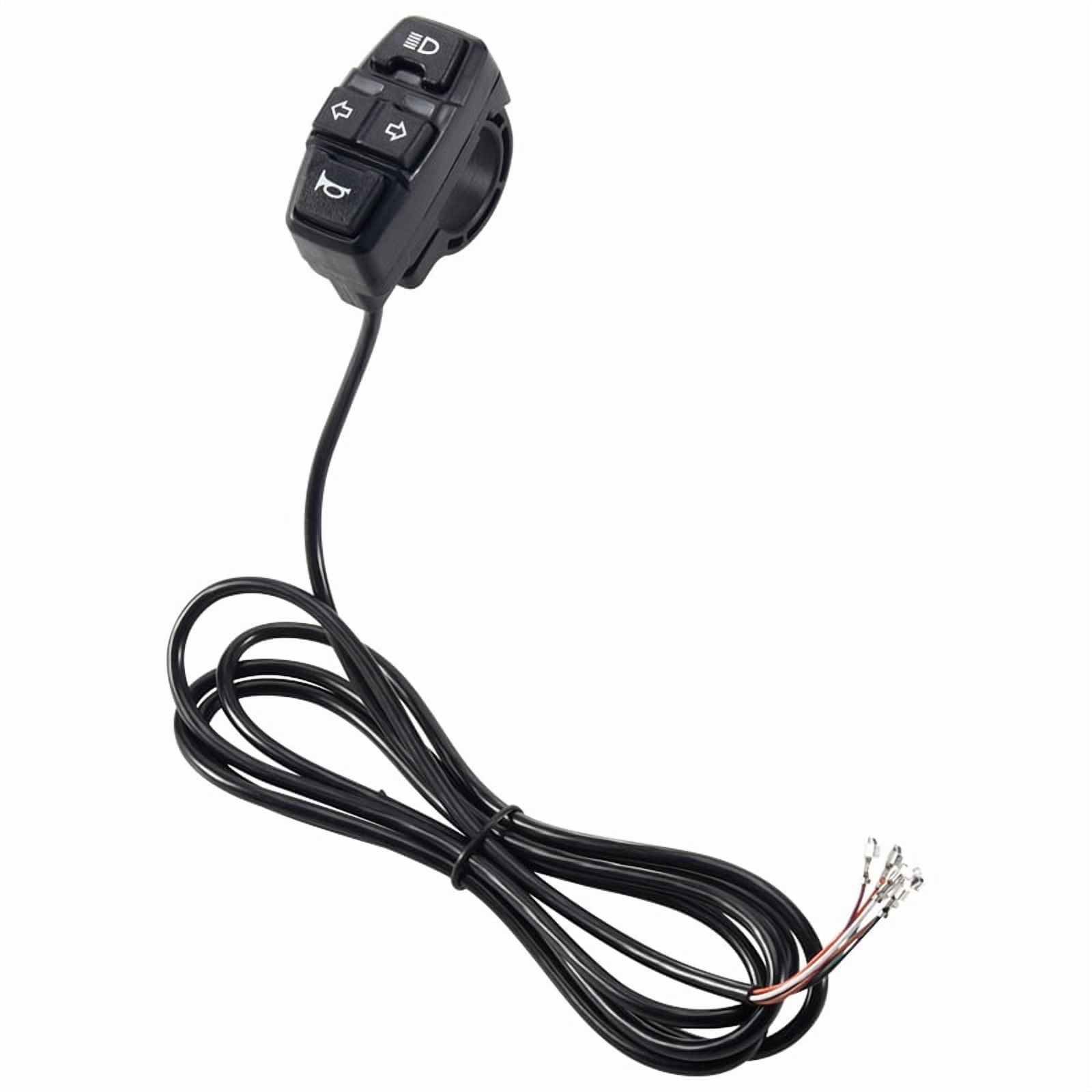 Ebike Light Switch+Horn and Turning Light Switch Scooters Electric ...
