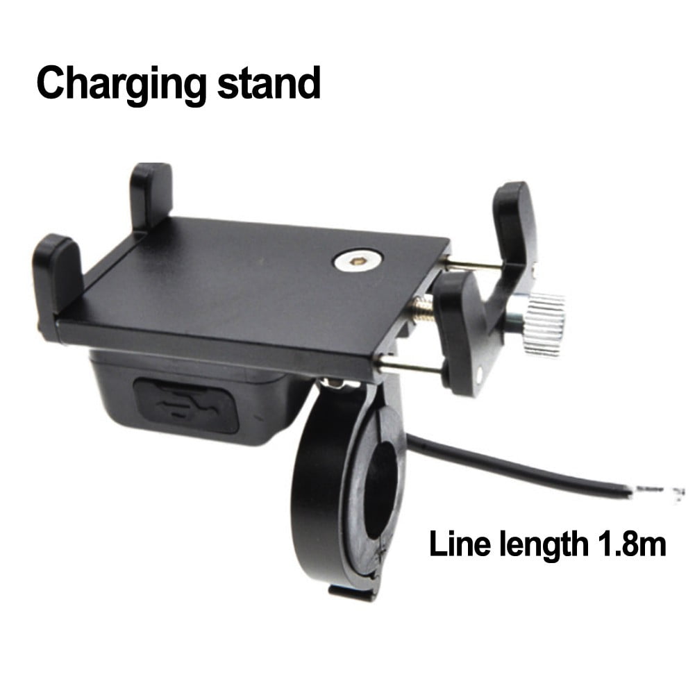 Ebike Phone Brackets Phone Holder With USB Charger Electric Bike ...