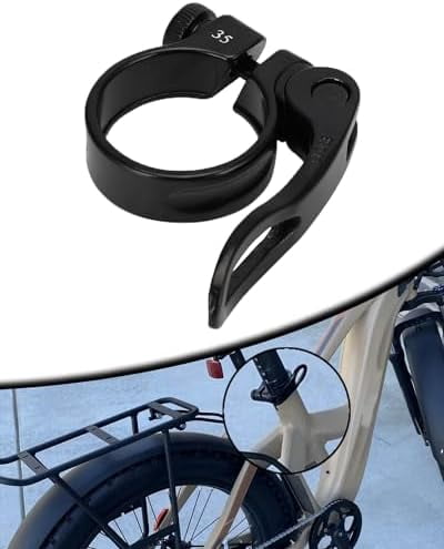 Ebike Seat Post Clamp, 35mm Bike Seatpost Collar Tube Quick Release ...