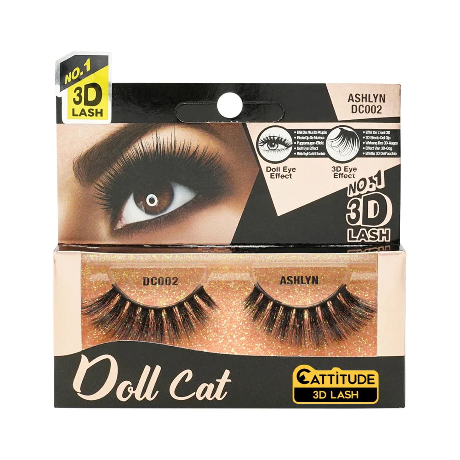 Ebin New York Doll Cat 3D Lashes 5 Pair Value Pack - Walmart.com