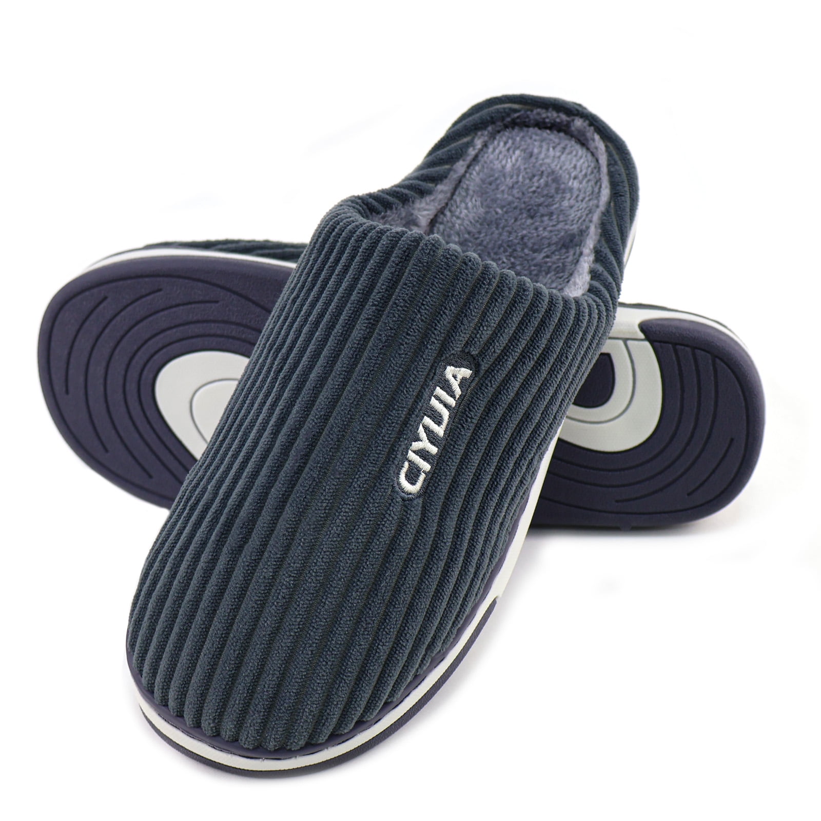 Ebizware Memory Foam House Slippers for Women and Men, Cozy Slip-on ...