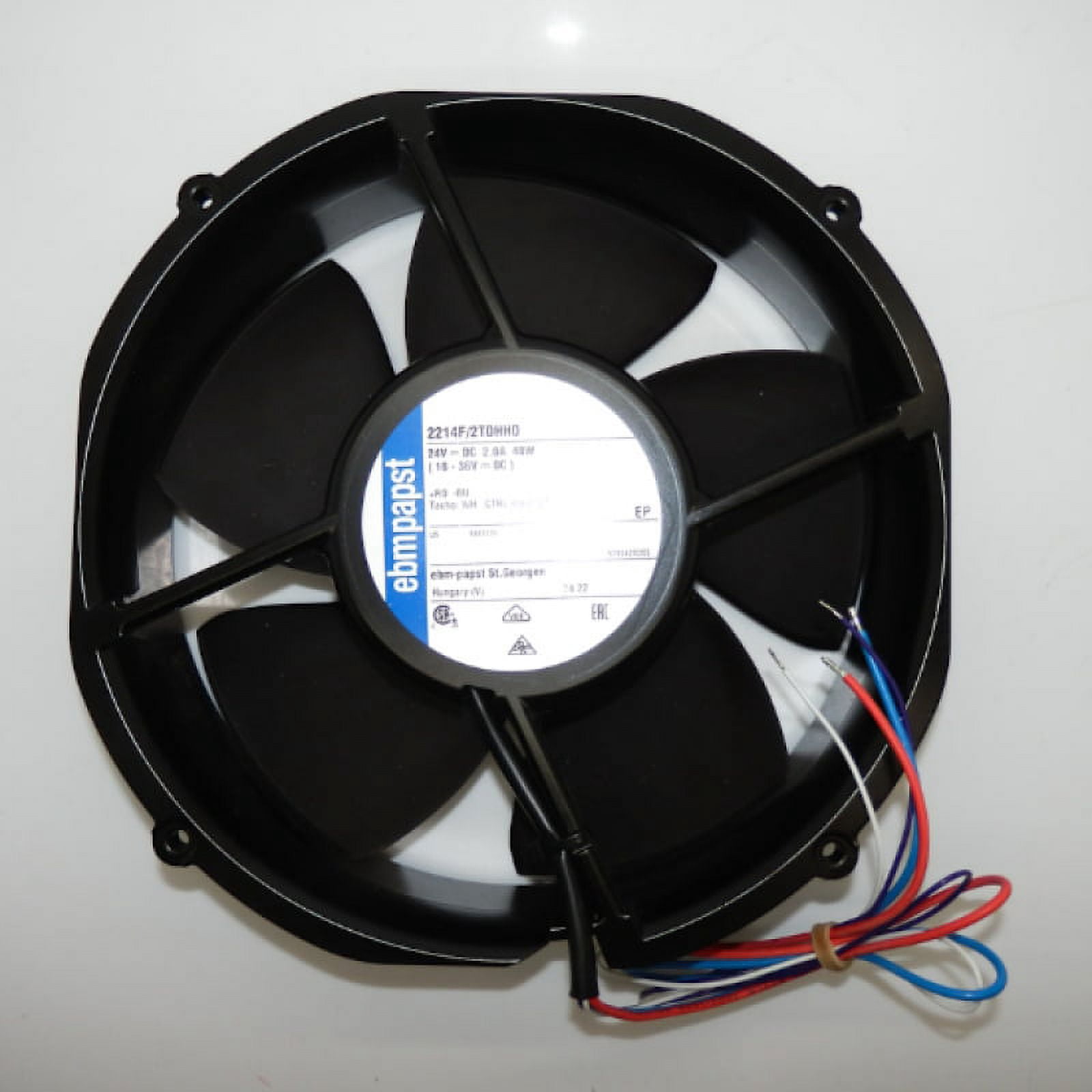 Ebm-Papst 24V DC Axial Fan 2214F/2TDHHO - Walmart.com