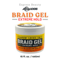 Ebo AllDay Locks Braid Gel Extreme Hold High Shine, Smooths, Tames ...