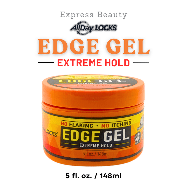 Ebo AllDay Locks Edge Gel Extreme Hold No Flaking or Itching, Frizz ...