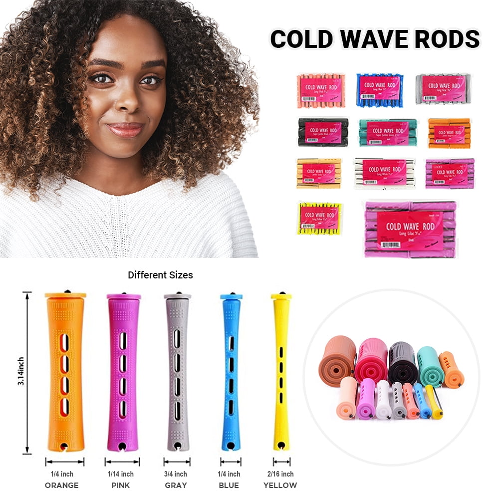 Ebo Cold Wave Rods Roller For Curling And Perm Styling Super Jumbo ...