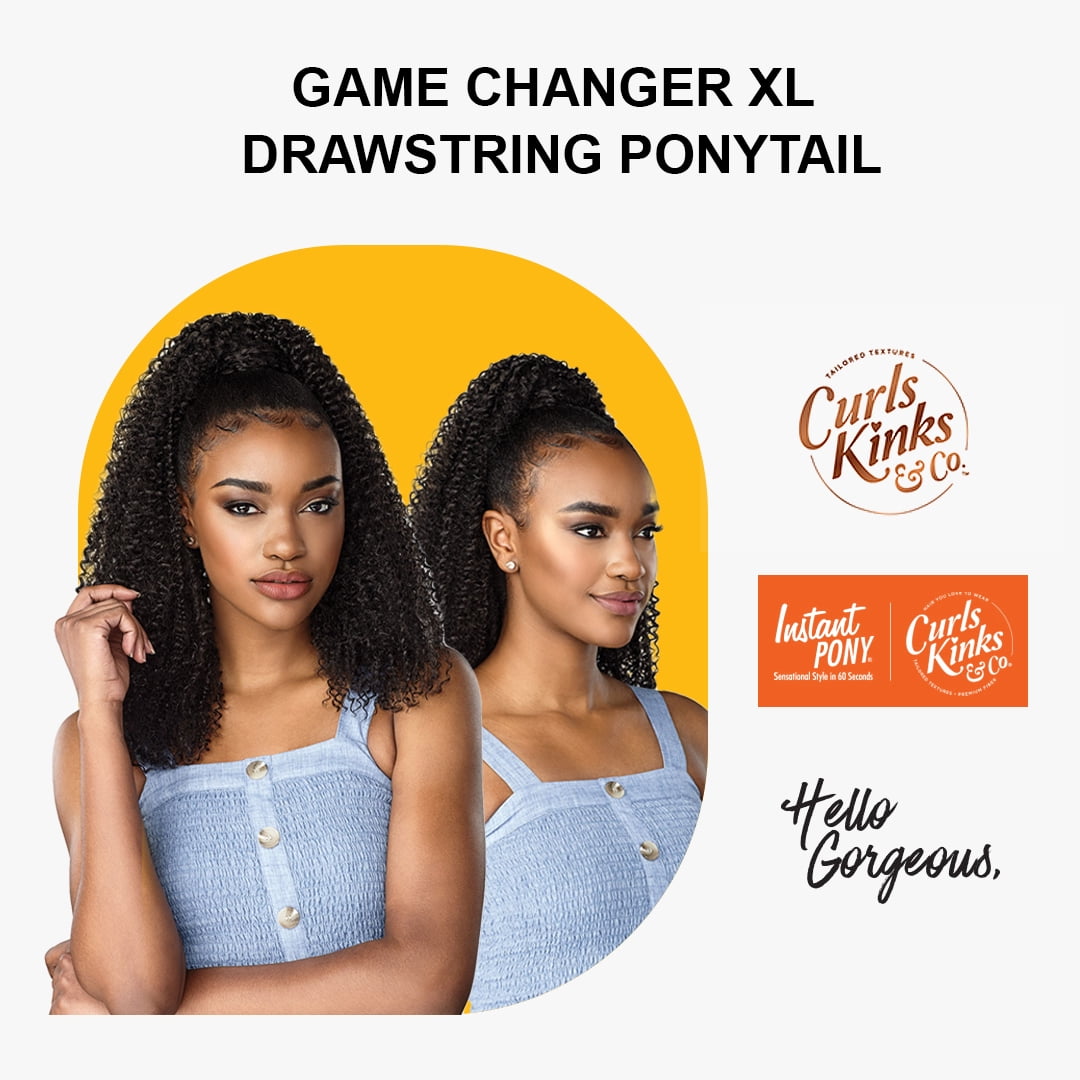 Ebo Instant Pony Synthetic Heat Resistant Draw String Ponytail Game ...