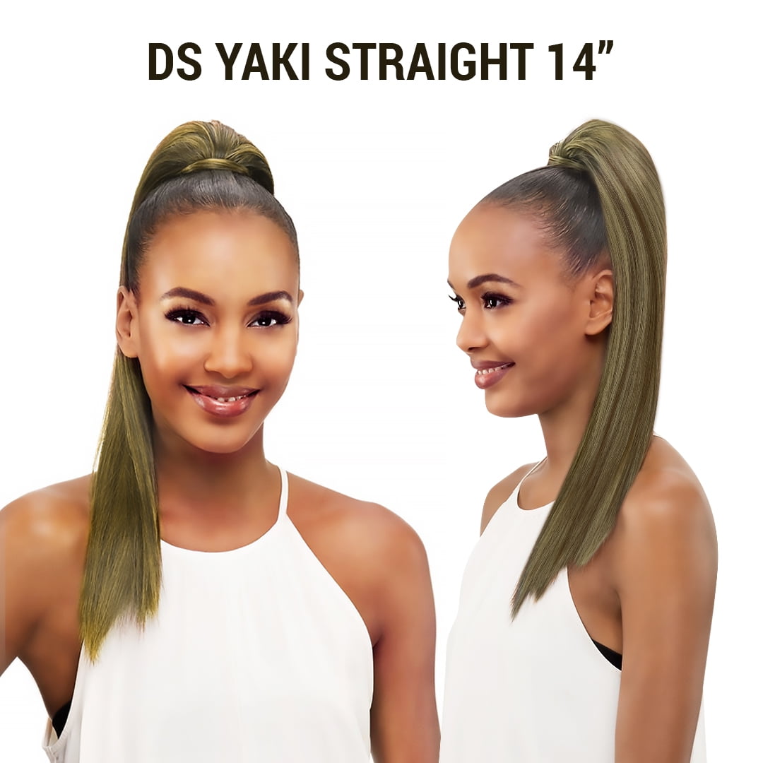Ebo Premium Destiny Yaki Straight Drawstring Ponytail Hair 14″ Inch ...