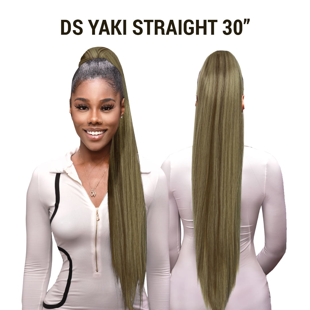 Ebo Premium Destiny Yaki Straight Drawstring Ponytail Hair 30″ Inch ( L613 ) - Walmart.com