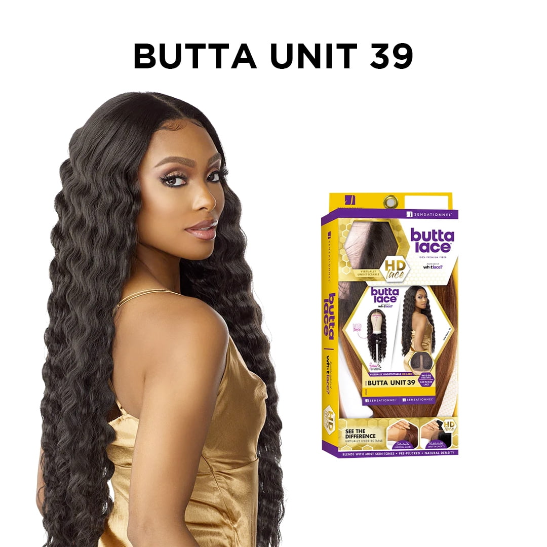 Ebo Premium HD Lace Front Wig Deep Wave 29” Butta Unit 39 ( 1 Jet Black ) - Walmart.com