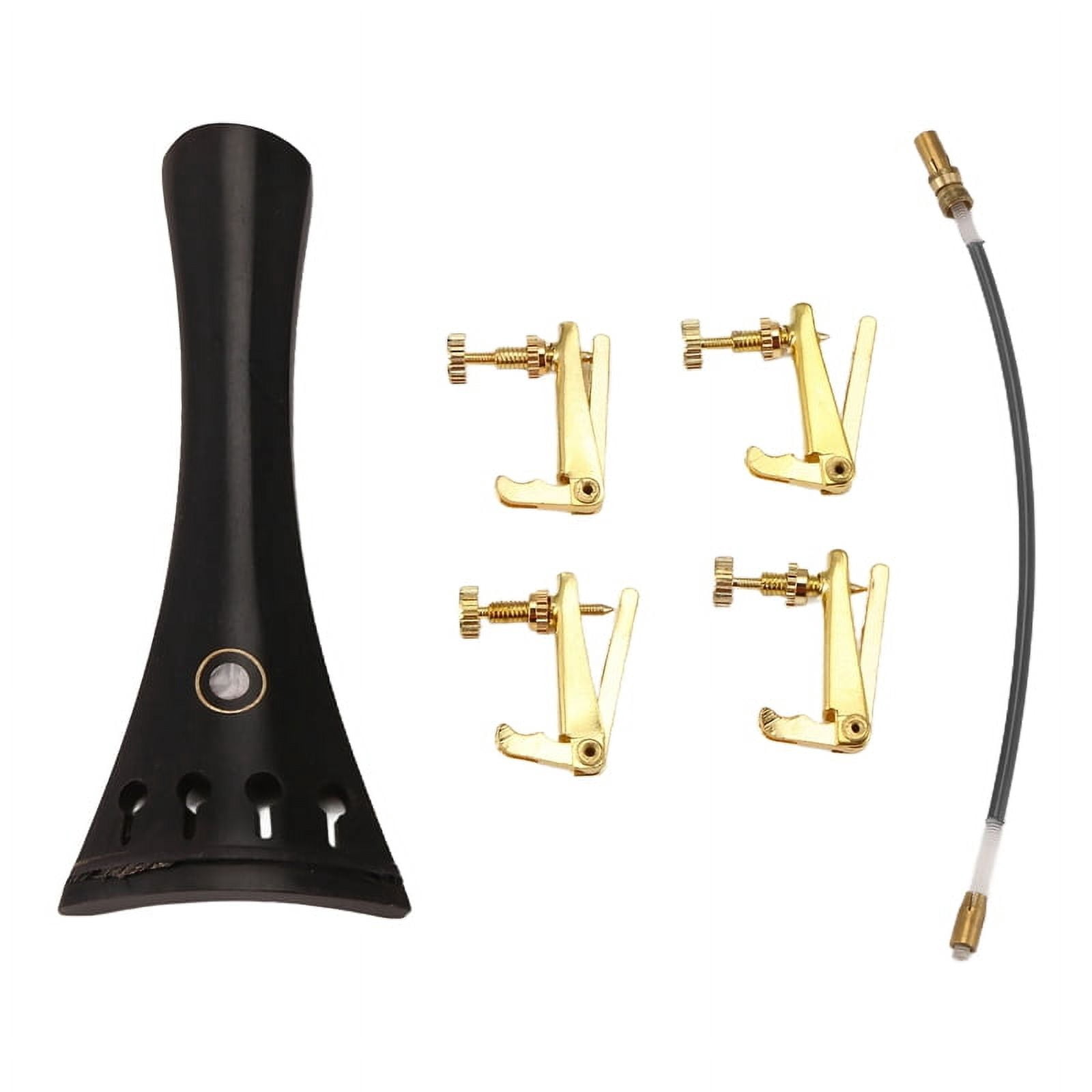 Ebony 4/4 Violin Fiddle Tailpiece - Walmart.com