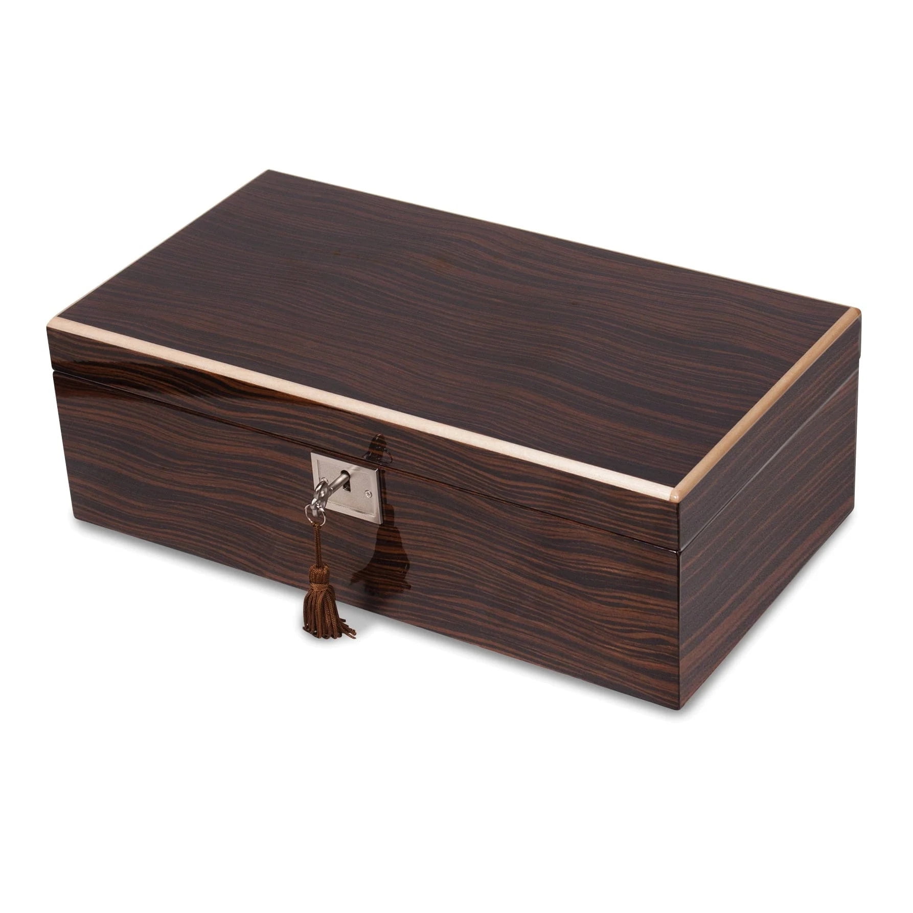 Ebony Veneer Multi Use Locking Collector Box - Walmart.com