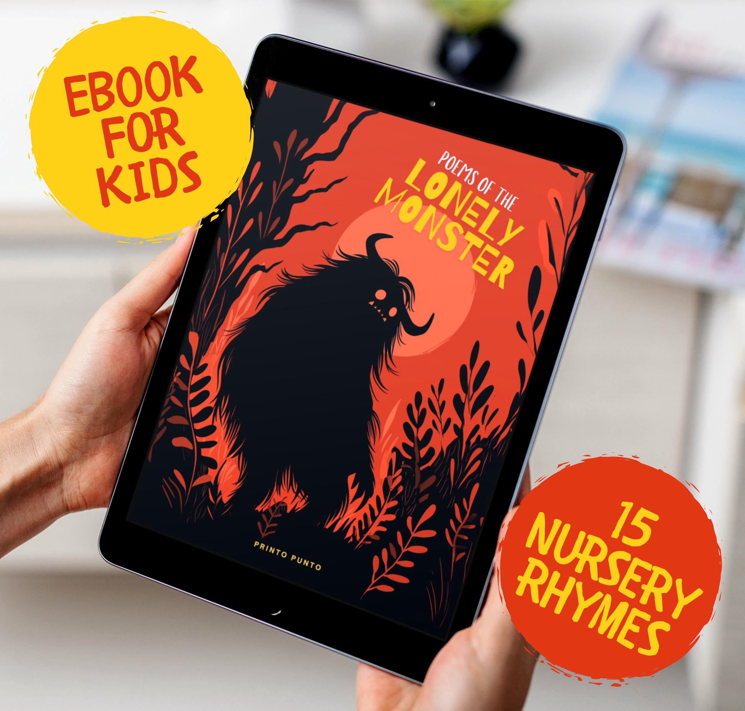 Ebook For Children Poems Of The Lonely Monster Nursery Rhymes Poems ...