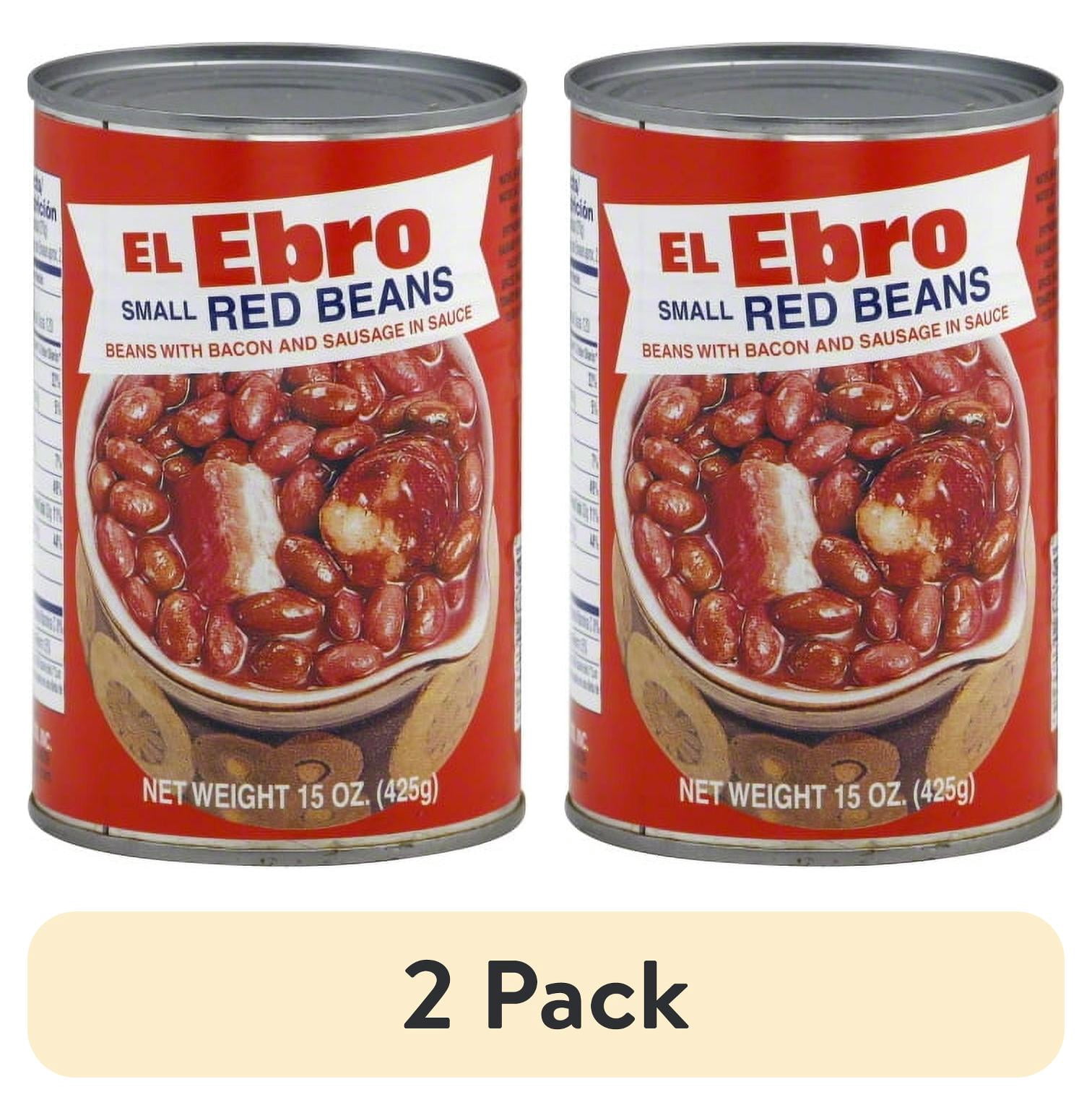 (2 pack) Ebro Foods El Ebro Red Beans, 15 oz - Walmart.com