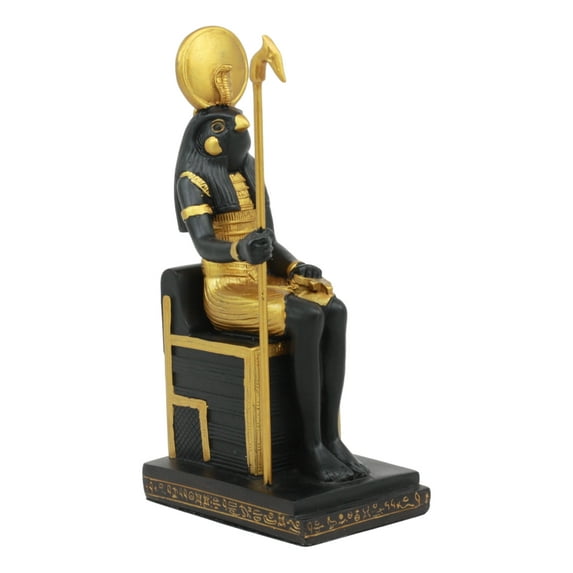 Ebros Ancient Egyptian God Of The Sky Horus Falcon Ra Sitting On Throne ...