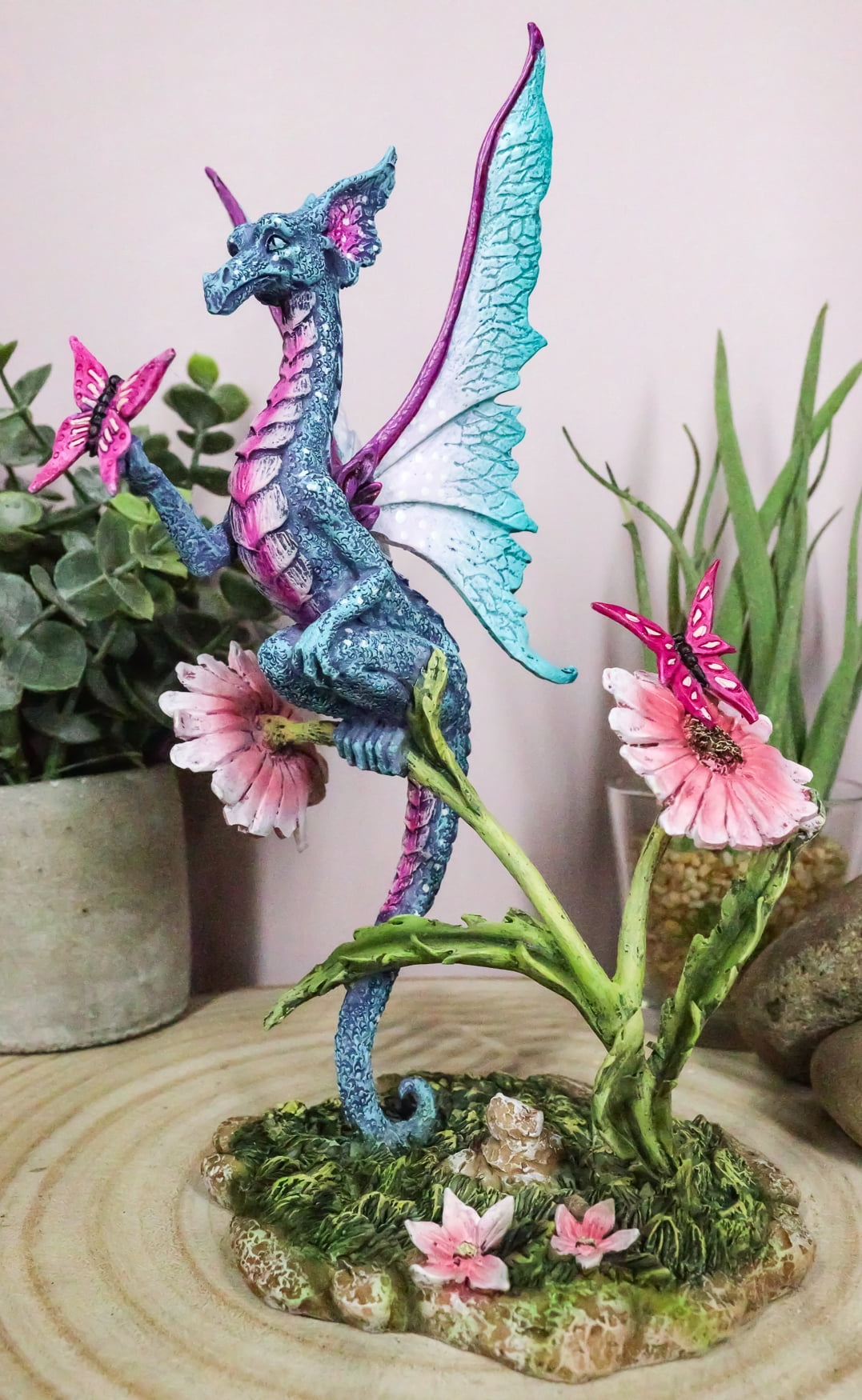 Ebros Butterfly Daydream Meadow Fairy Dragon Butterflies Figurine by ...