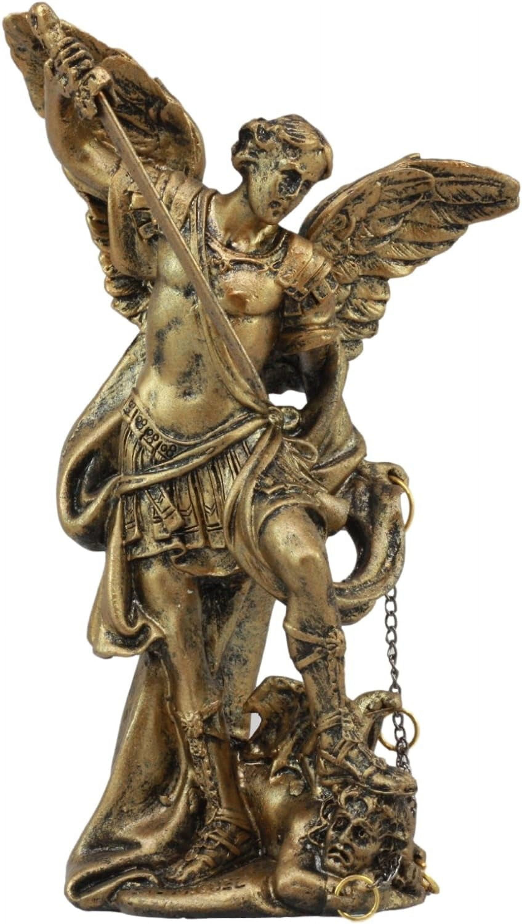 Ebros Catholic Church Holy Archangel Saint Michael Statue 5" Tall The ...