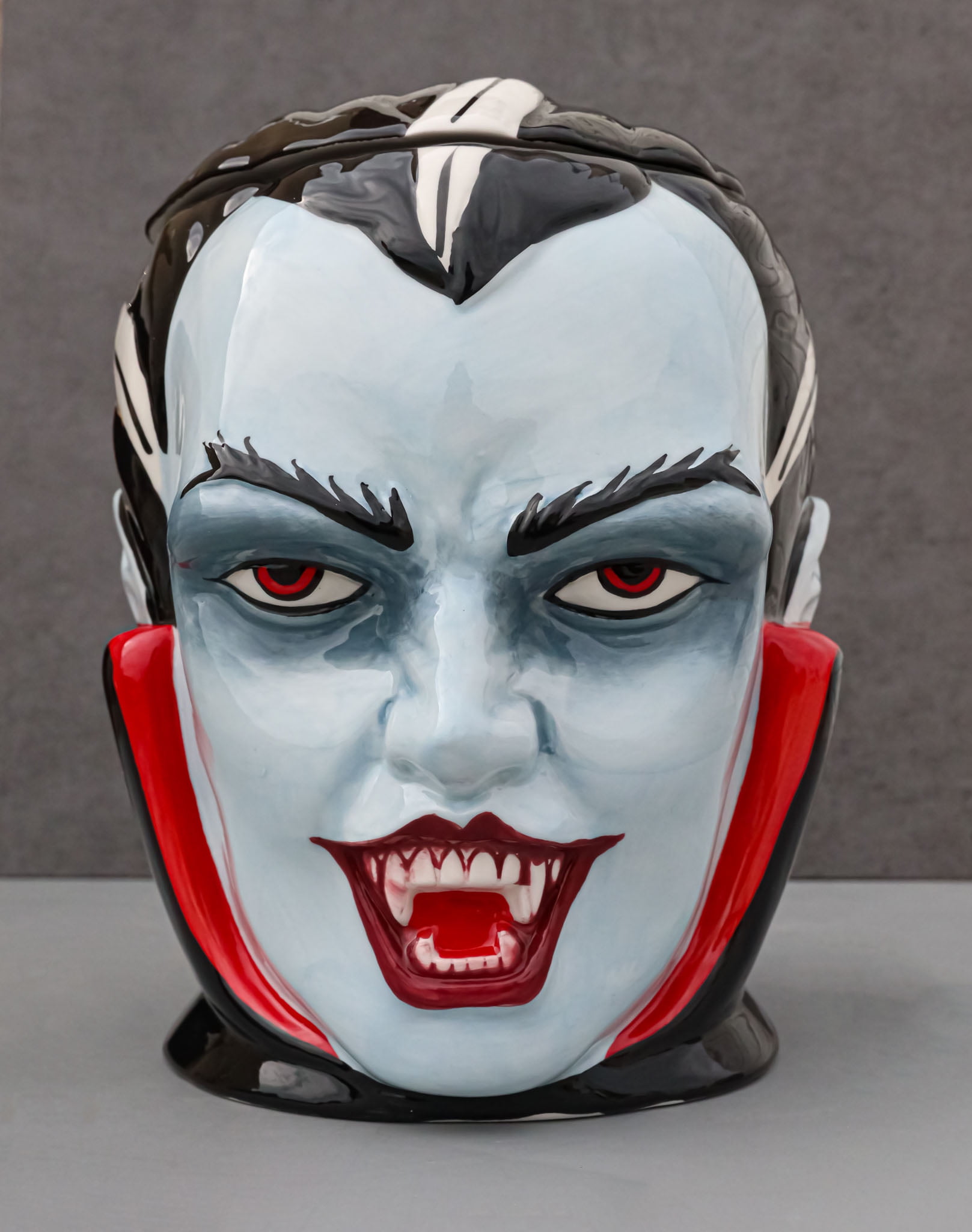 Ebros Ceramic Count Dracula Vampire Cookie Jar Decorative Figurine 7.75 ...