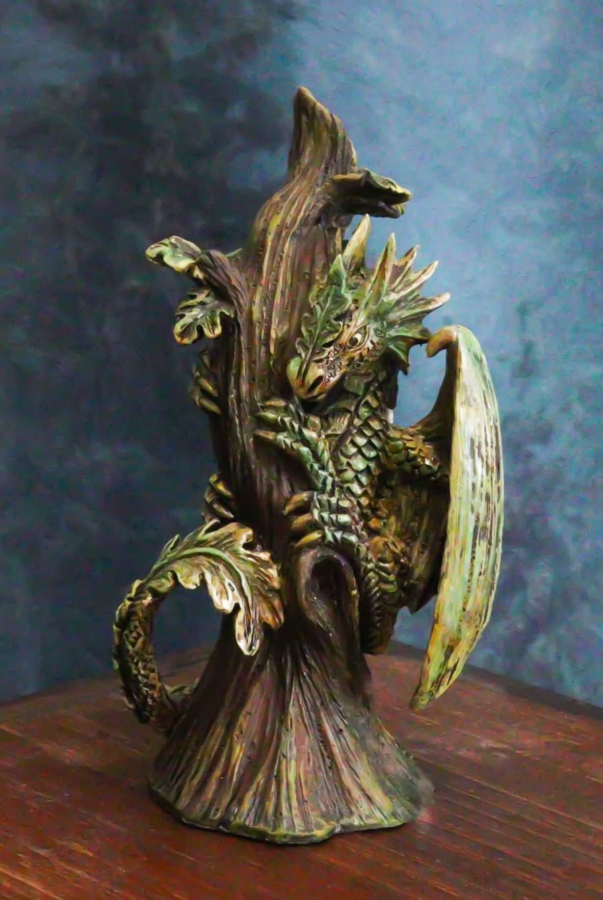 Ebros Dryad Gaia Tree Ent Earth Dragon Baby Wyrmling 5.25"H Figurine ...