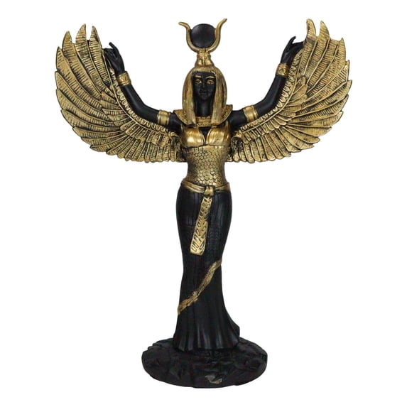 Free Shipping! Ebros Egyptian Goddess Isis With Open Wings Statue Deity ...