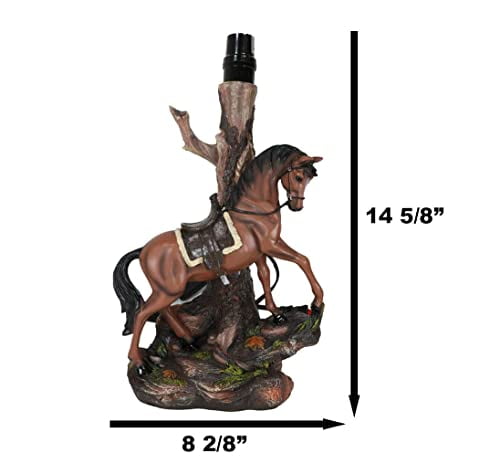 Ebros Equestrian Beauty Western Cowboy Chestnut Brown Horse Stallion ...