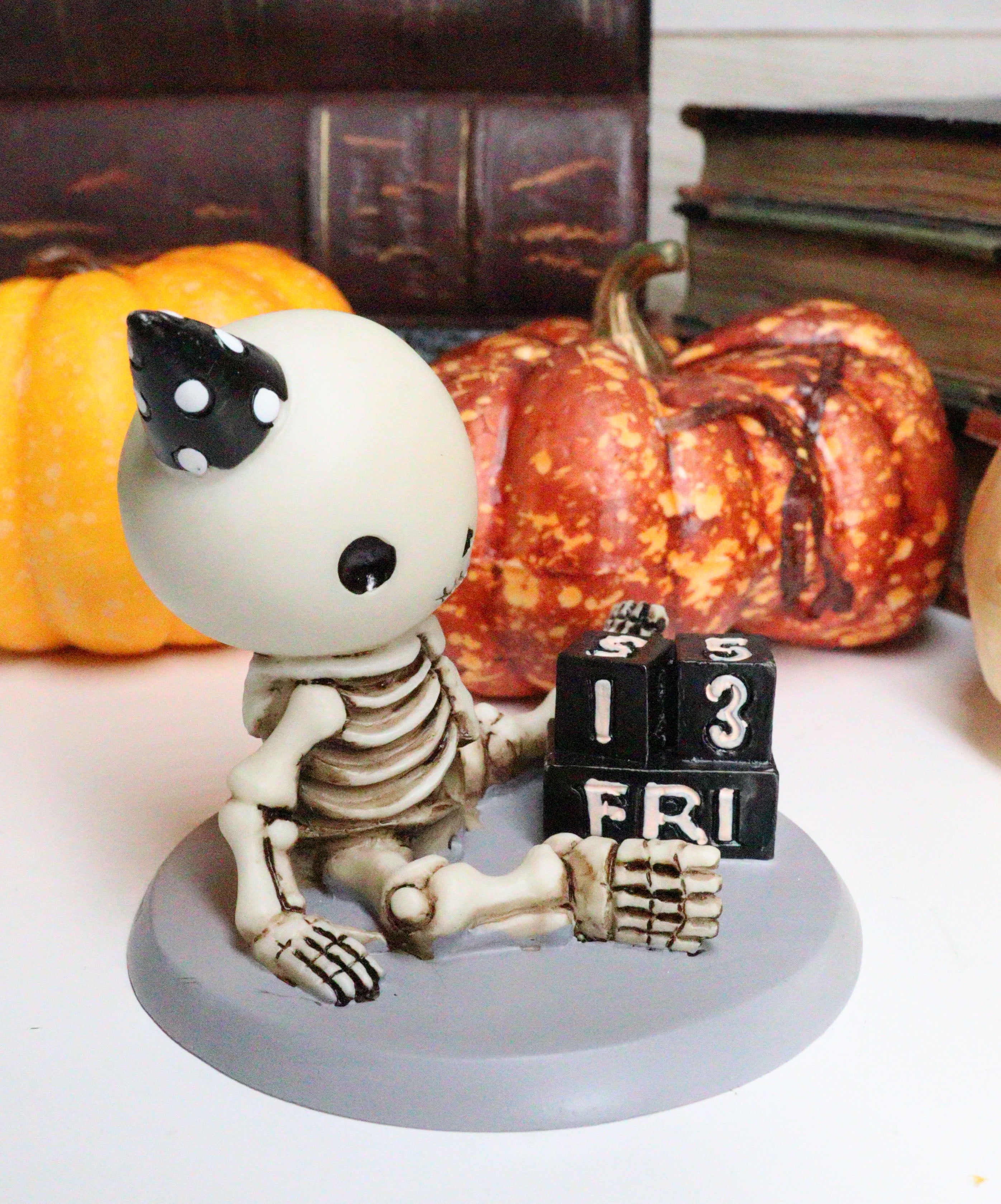 Ebros Eternal Friday 13th Birthday of Lucky The Skeleton Figurine 3.5 ...