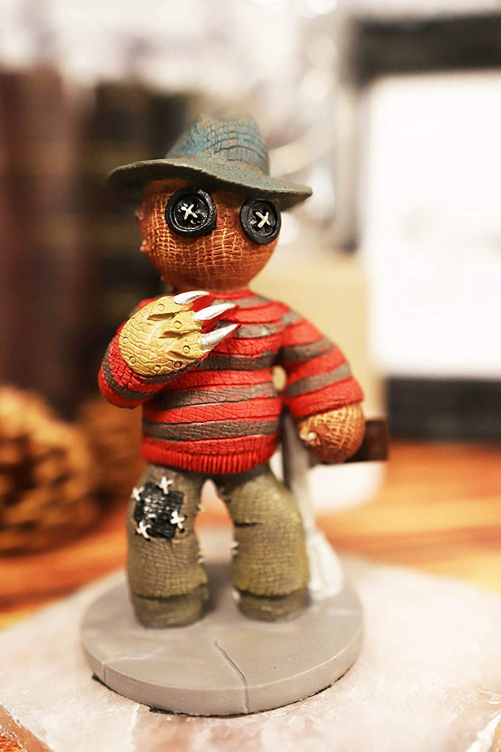 Ebros Freddy Krueger Elm Nightmare Pinheadz Halloween Monster Voodoo ...