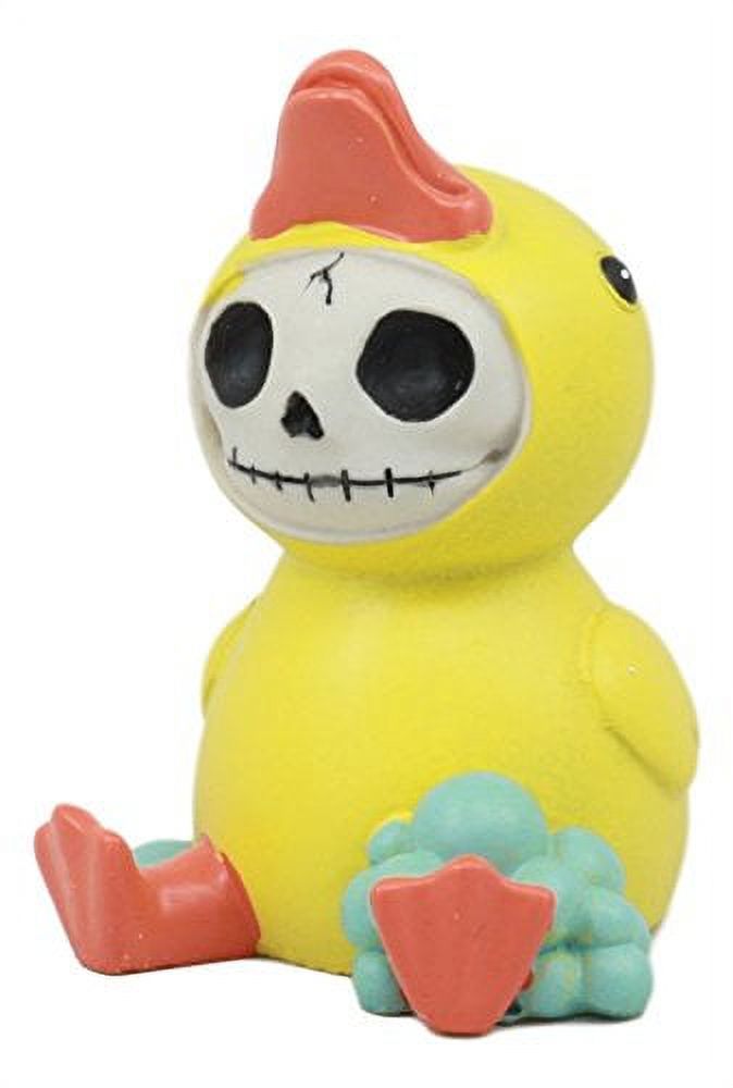 Ebros Furry Bones Bubbles Bob The Rubber Duck Figurine Yellow Ducky ...