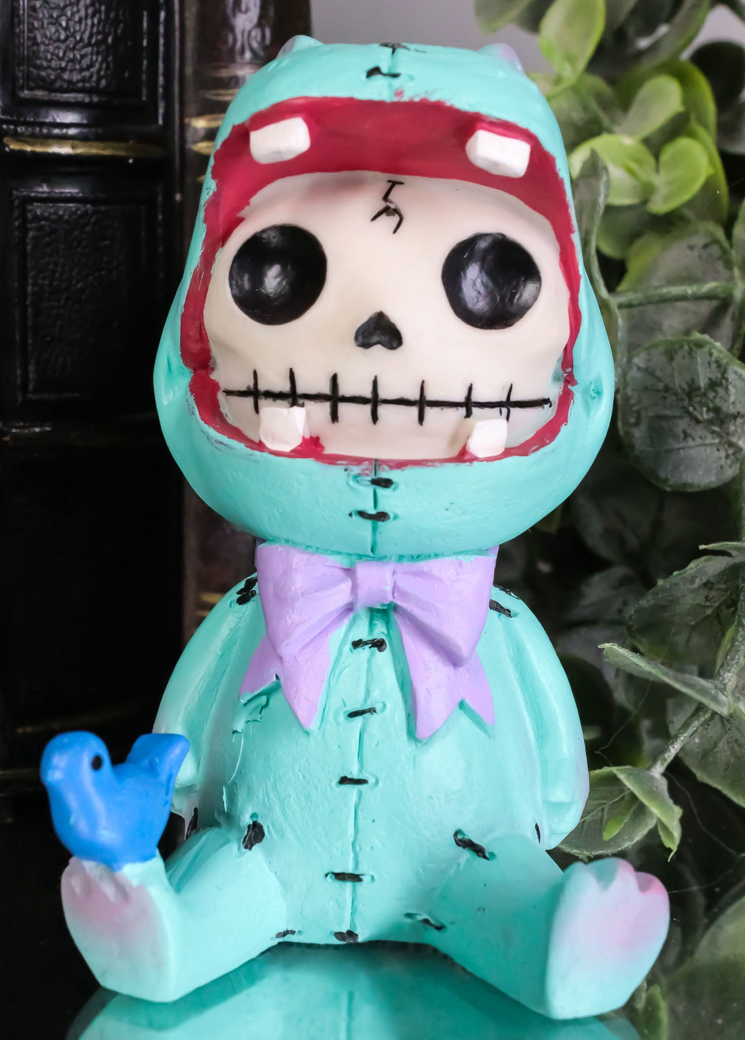 Ebros Furry Bones Hippolito Pachy Hippo Hippopotamus Skeleton W/ Bird ...