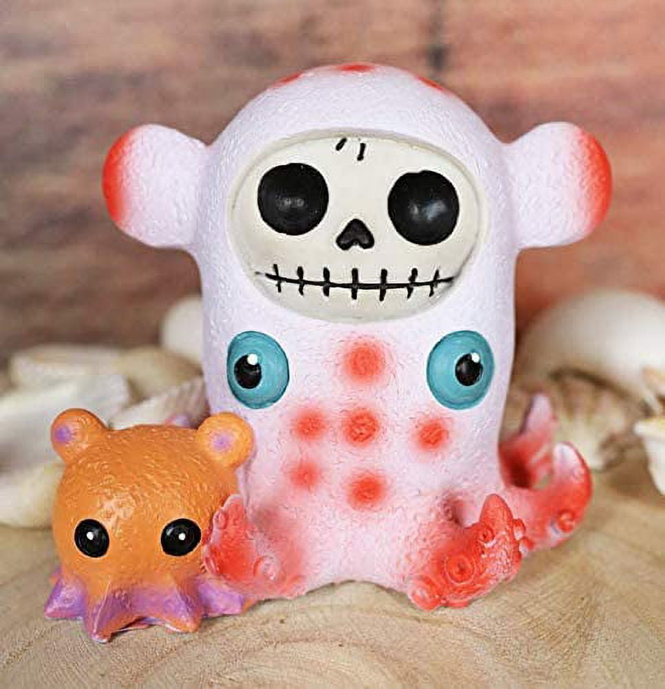 Ebros Furry Bones Pink Giant Squid Skeleton Nautical Cephalopod ...