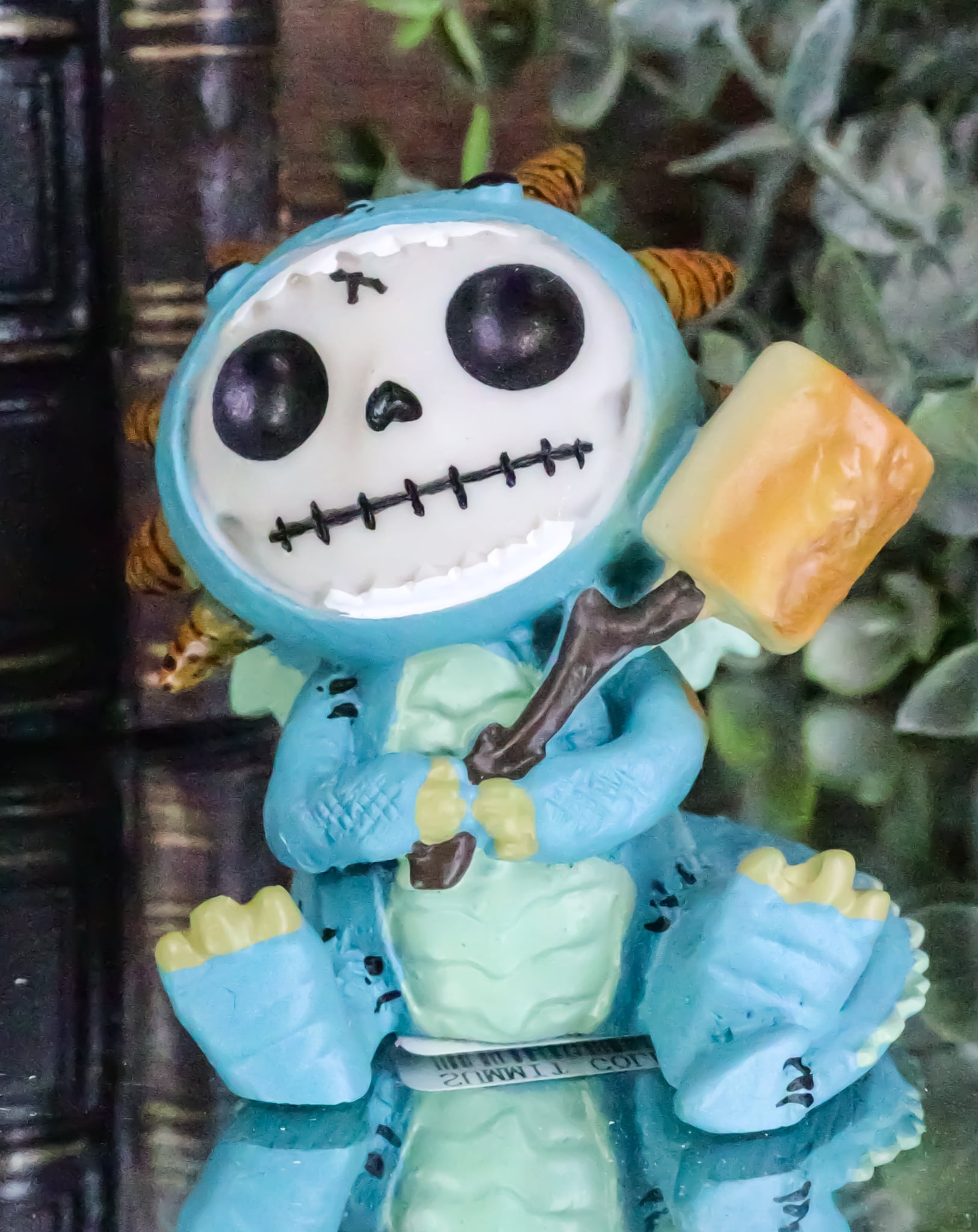 Ebros Furrybones Scorchie The Dragon Cooking Marshmallow Figurine 2.25" H - Walmart.com