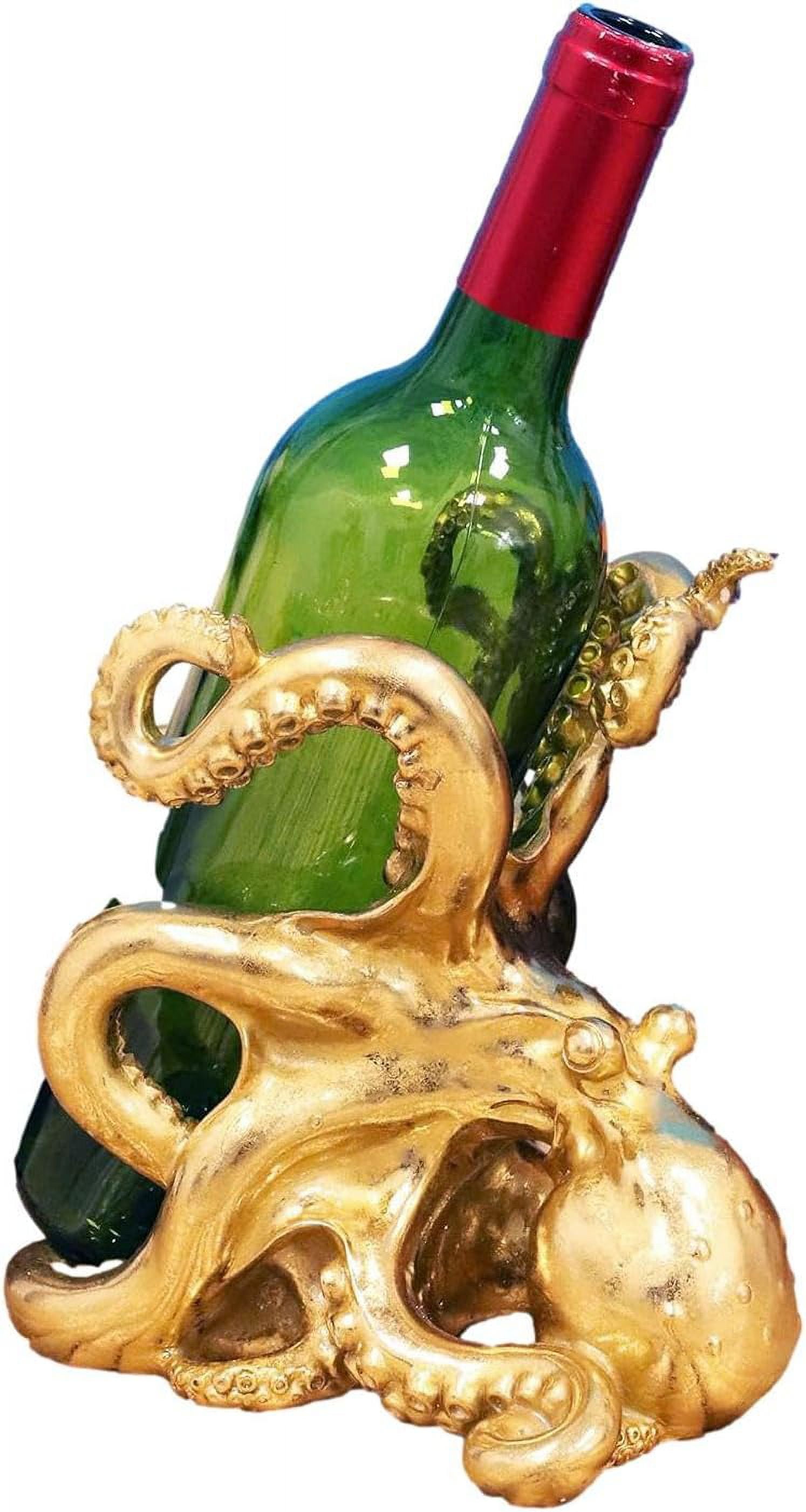Ebros Giant Octopus Wine Bottle Holder Caddy The Call of Cthulhu Kraken ...