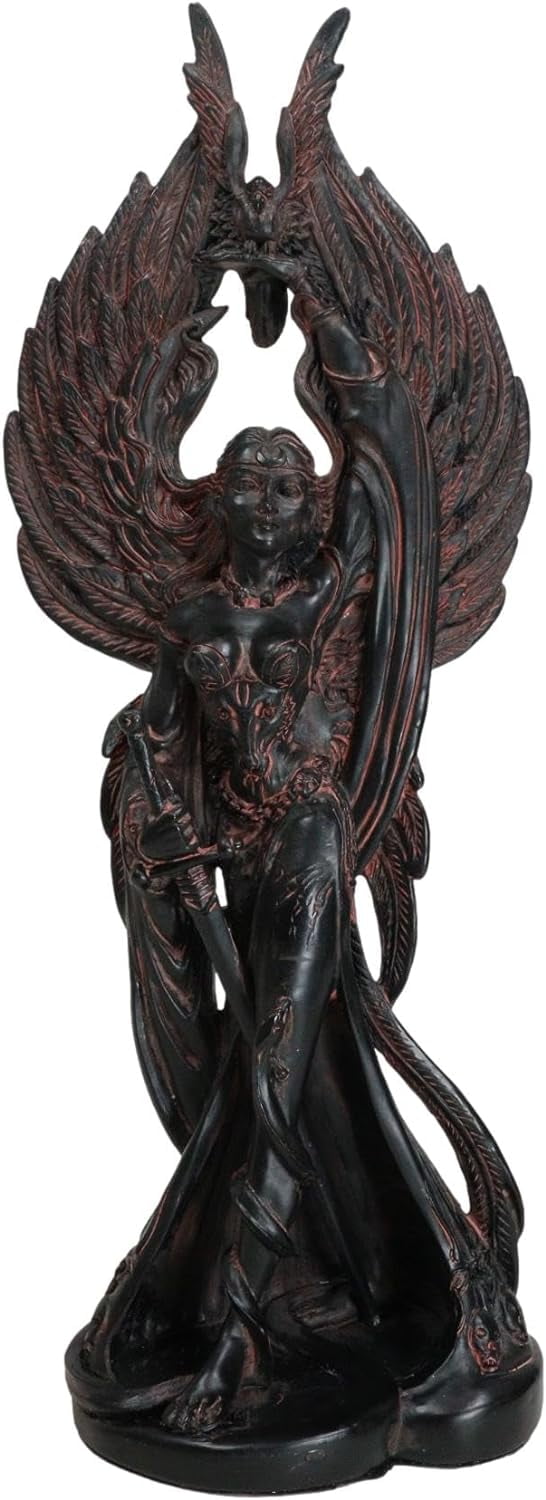 Ebros Gift Irish War Goddess Morrigan The Phantom Queen Statue Valkyrie ...