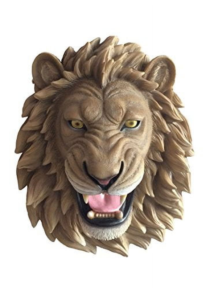Ebros Gift Large Roaring Lion Head Wall Mount Bust D√©cor- King of ...
