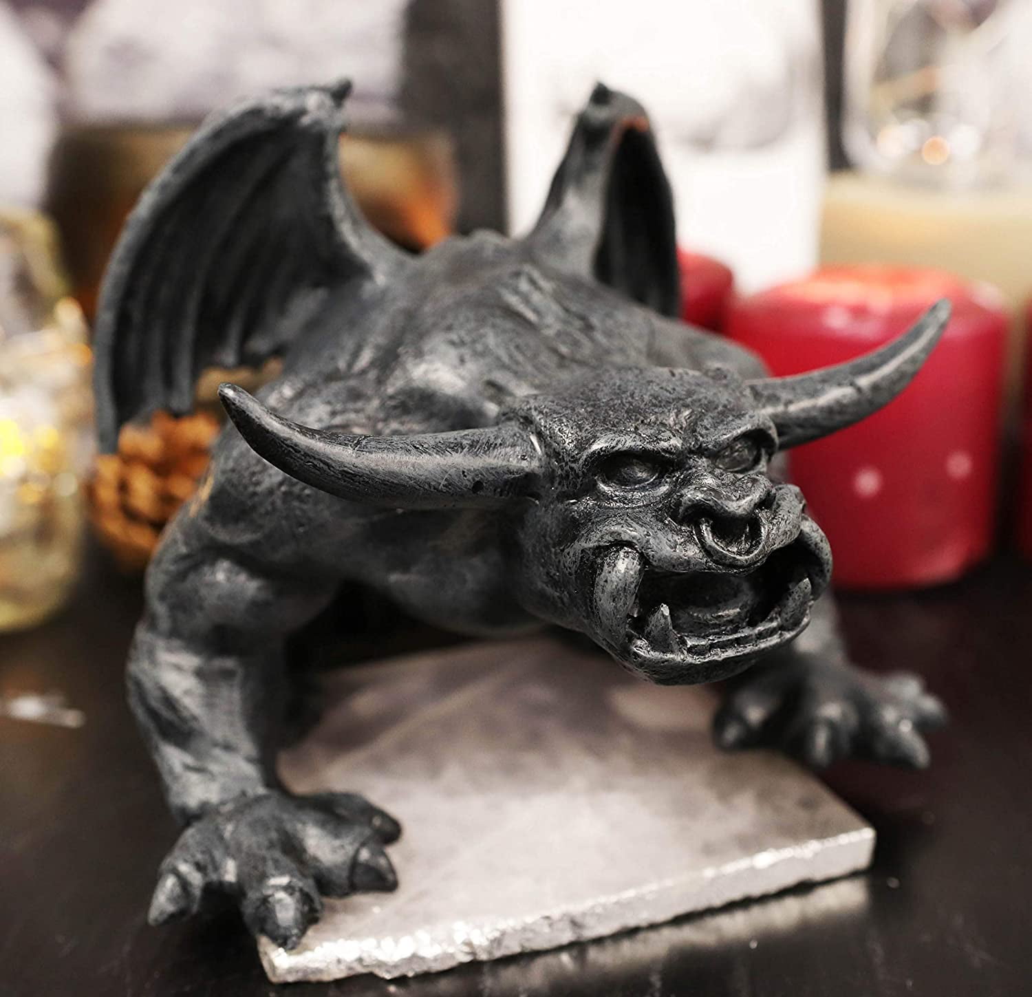 Ebros Gift Matador De Toros Winged Bull Horned Gargoyle Bellowing ...