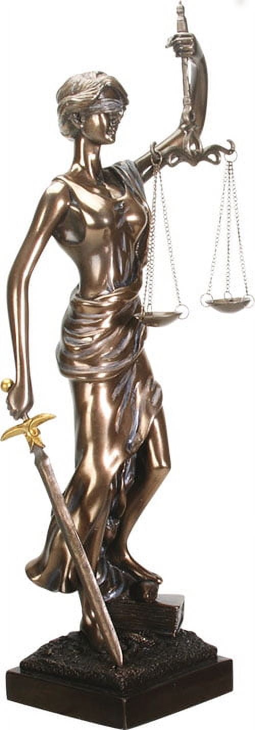 Ebros Gift Standing Lady Justice Figurine 15" Height Greek Goddess Of ...