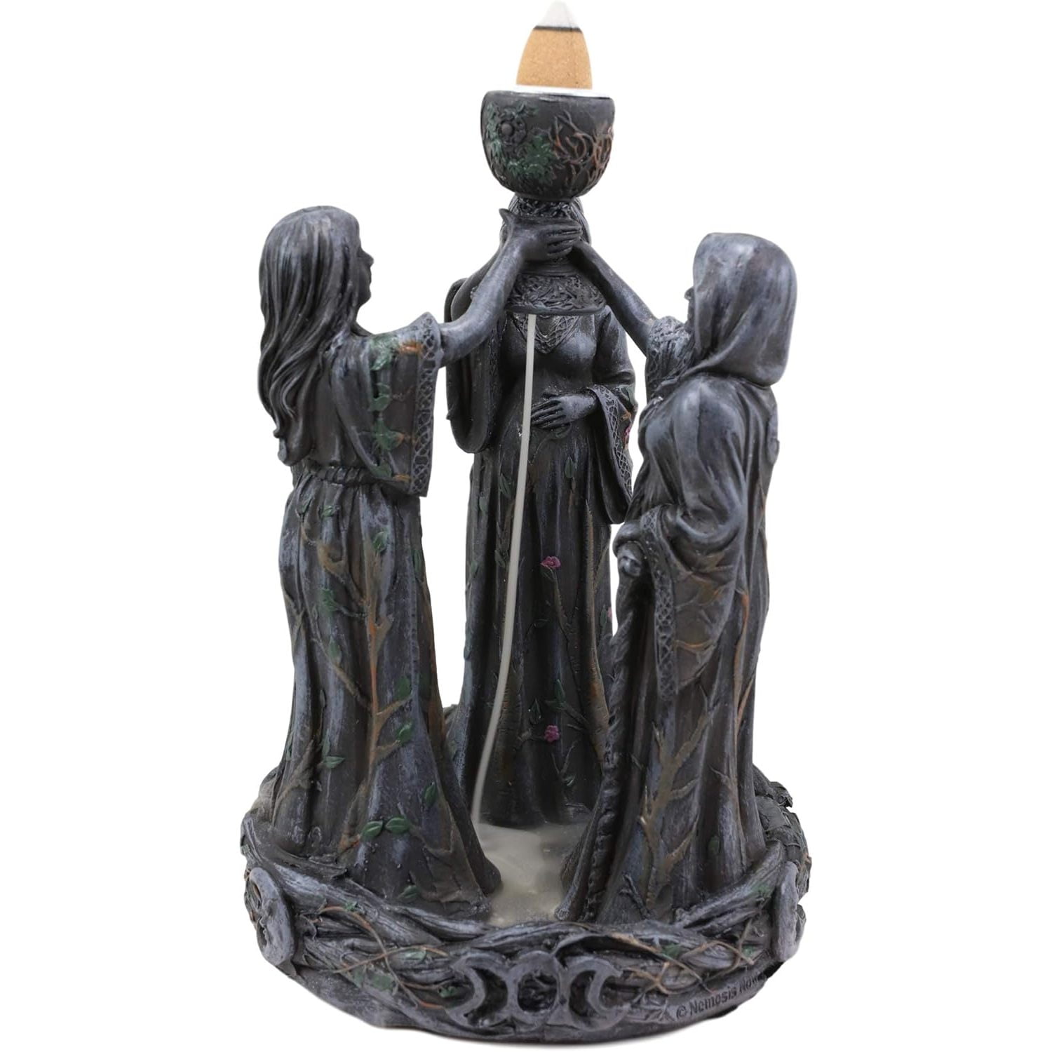 Ebros Gift Wicca Triple Goddess Young Maiden Expecting Mother and Old ...