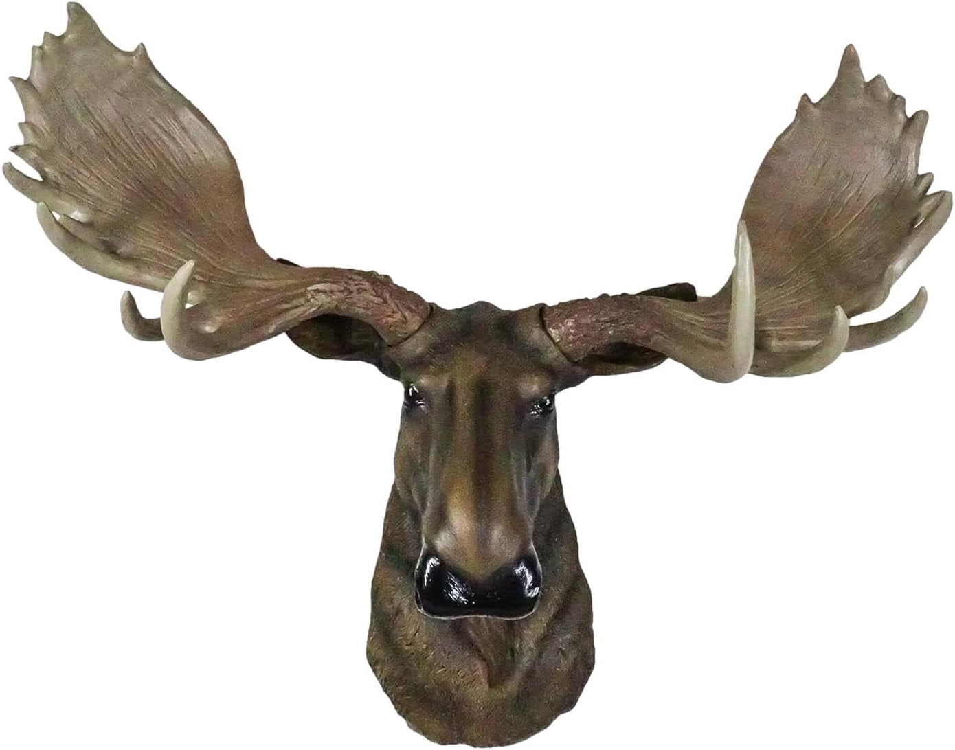 Ebros Gift Wildlife Taxidermy North American Bull Moose With Antlers ...